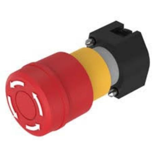 STOPPKNAPP M/HVITE PILER ®FOOLPROOF Kontram AS