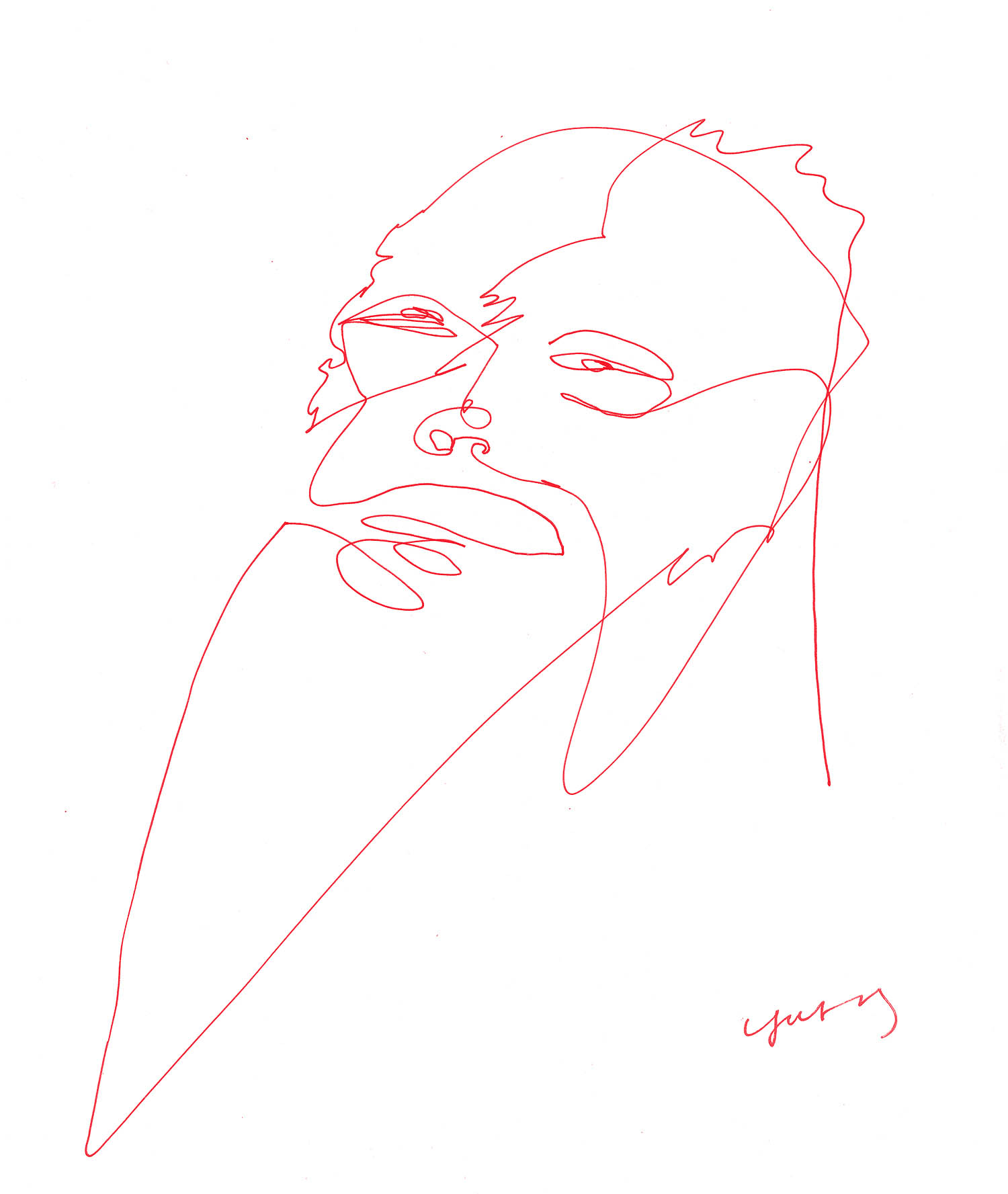 Continuous Line Drawing Artist