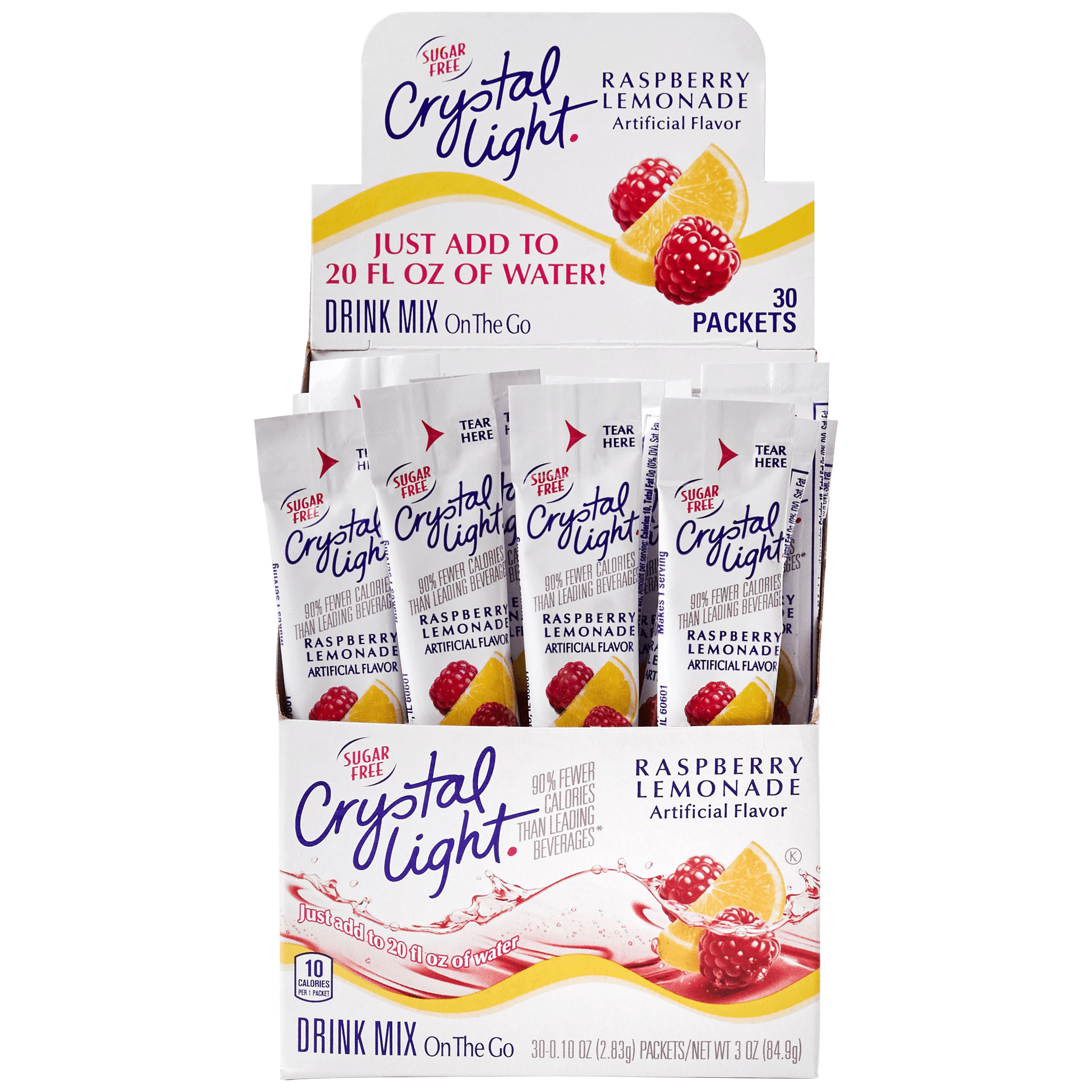 Crystal Light Sugar Free Variety Pack Powdered Drink Mix, 3.3 OZ | Away ...
