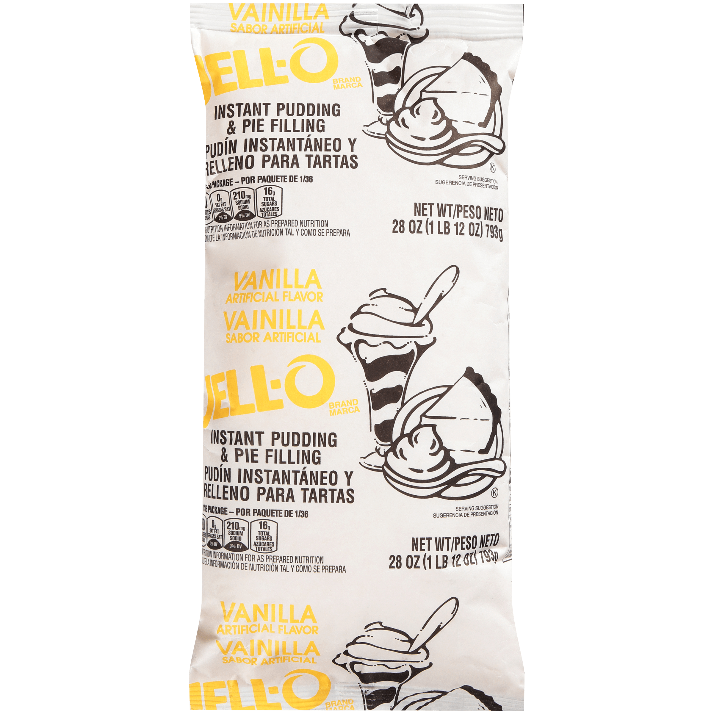 Jell-O Chocolate Instant Pudding & Pie Filling, 28 OZ | Away From Home