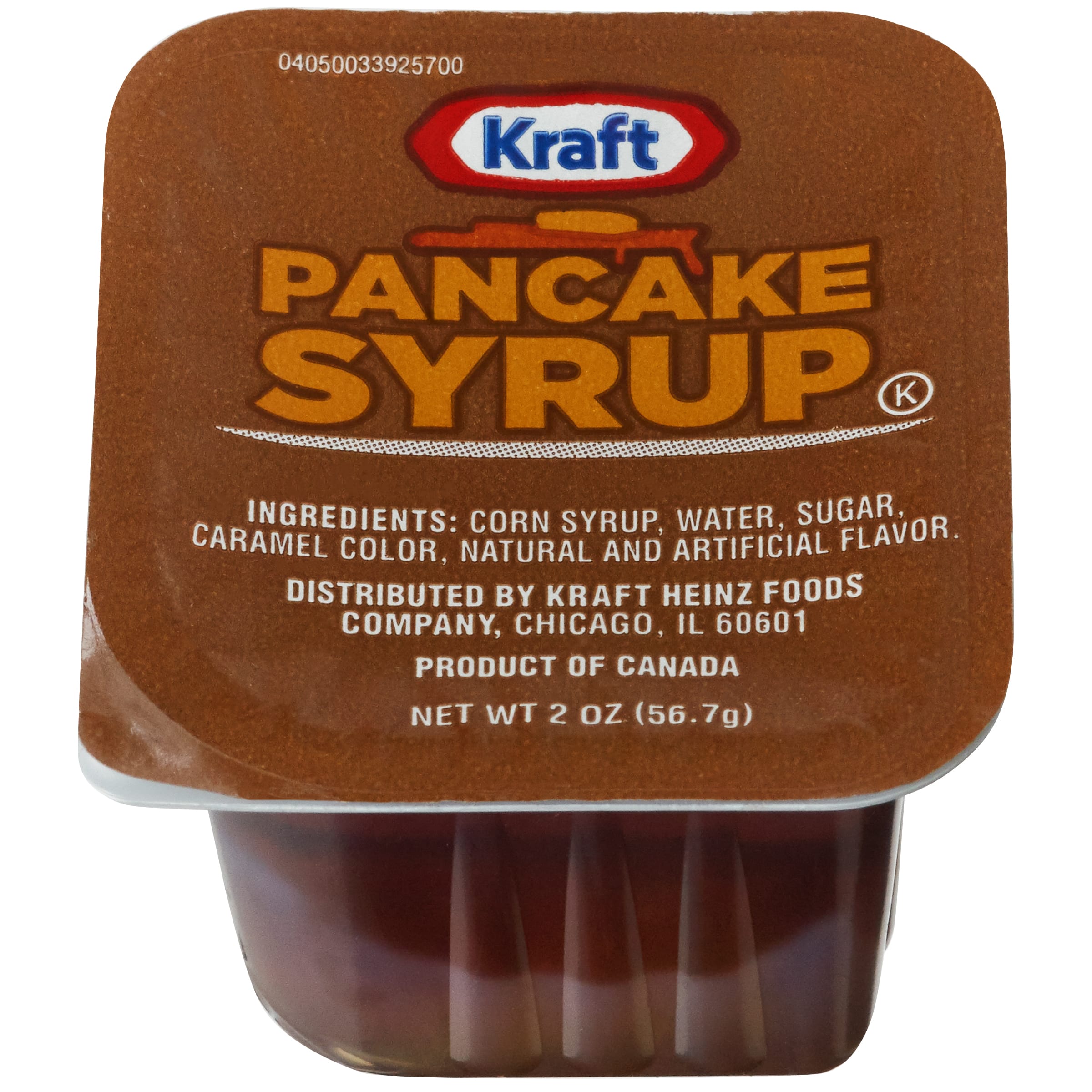 Kraft Single Serve Pancake Syrup, 10.5 LB | Away From Home