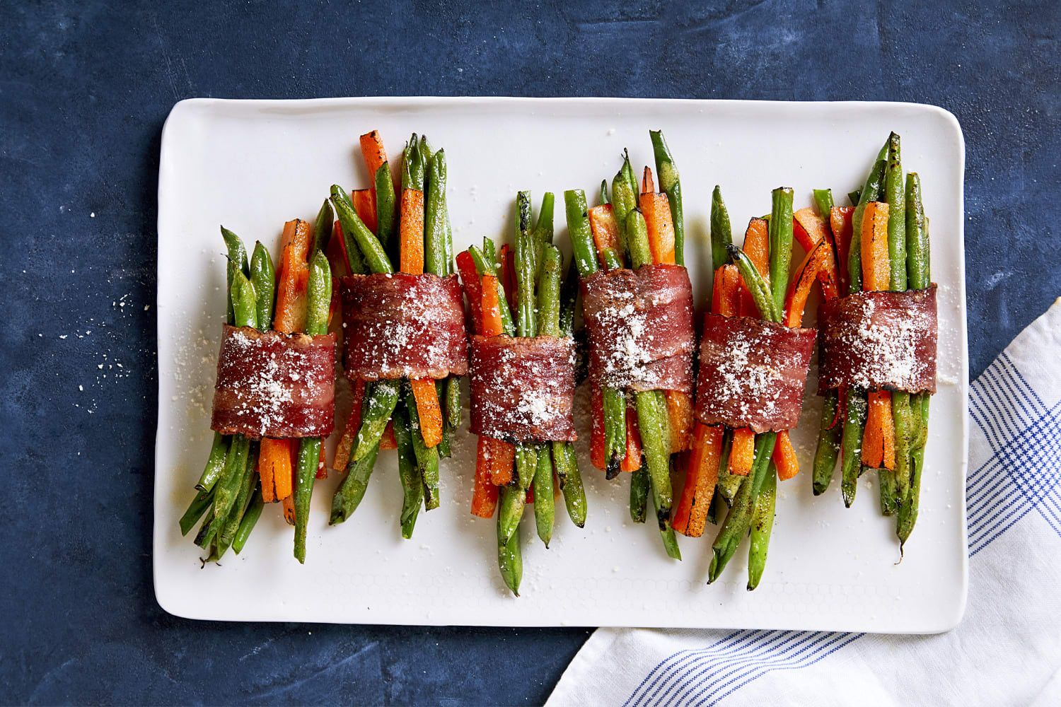 Bacon-Wrapped Veggie Bundles | Grey Poupon | Recipes - Kraft Heinz