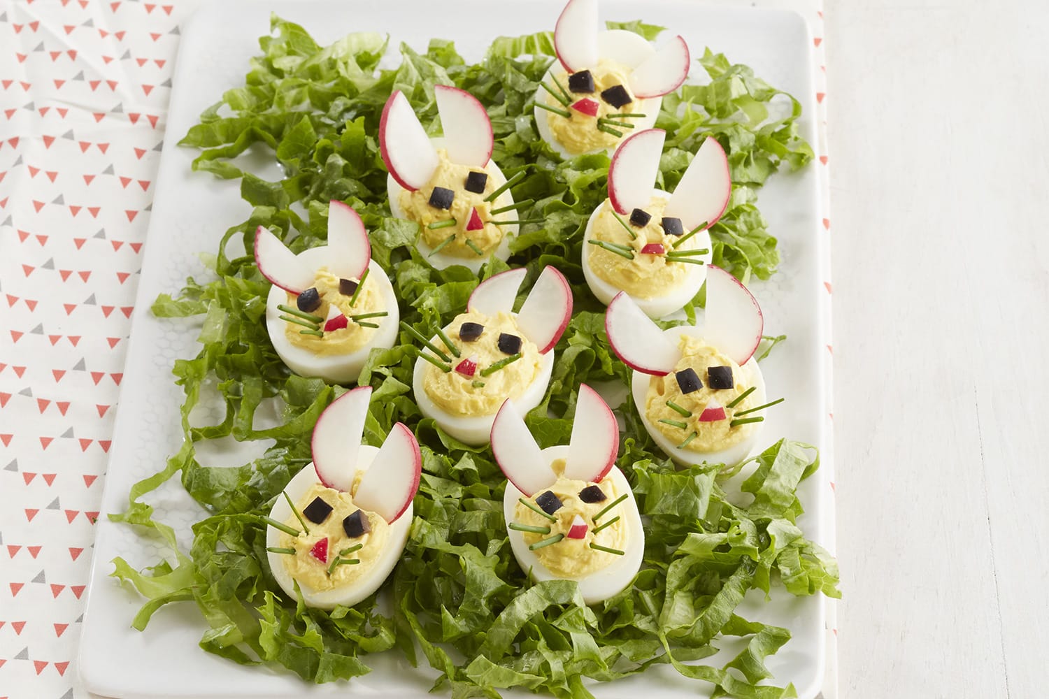 Easy Bunny Deviled Eggs Philadelphia Recipes Kraft Heinz