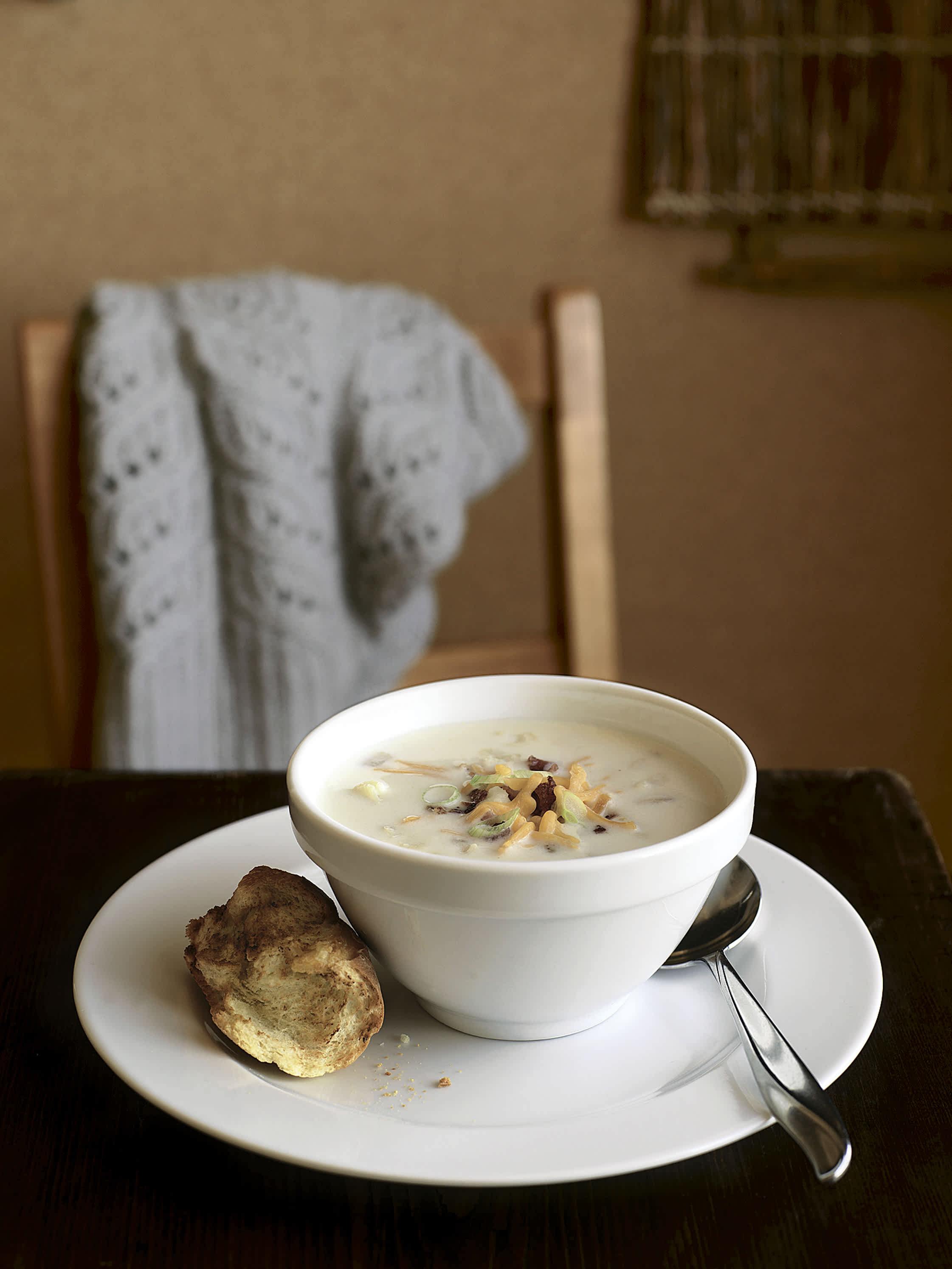 Four-Cheese Potato Chowder with Bacon Crumble | Ore-Ida | Recipes ...