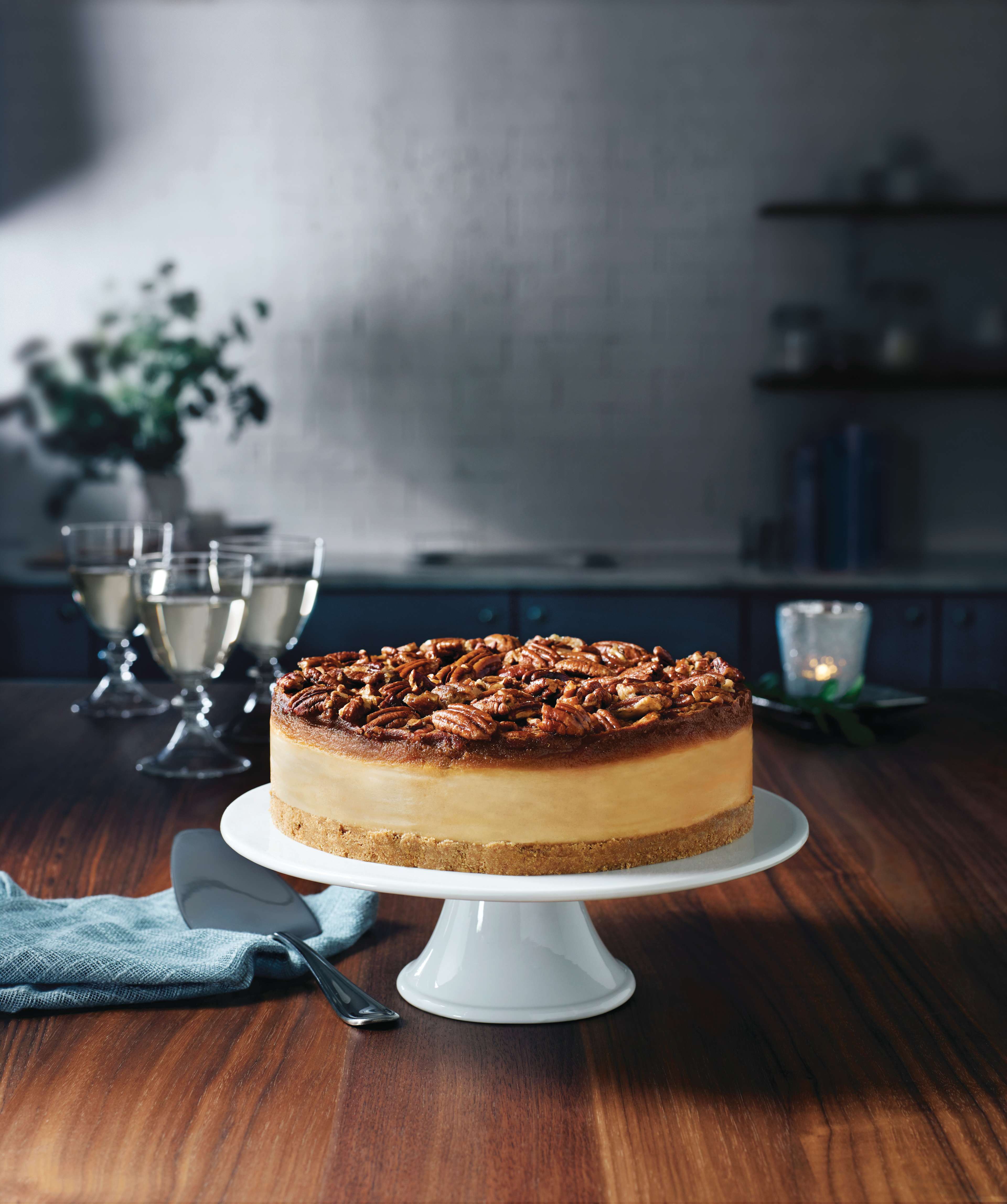 Gâteau au fromage façon tarte aux pacanes | Philadelphia | Recettes ...