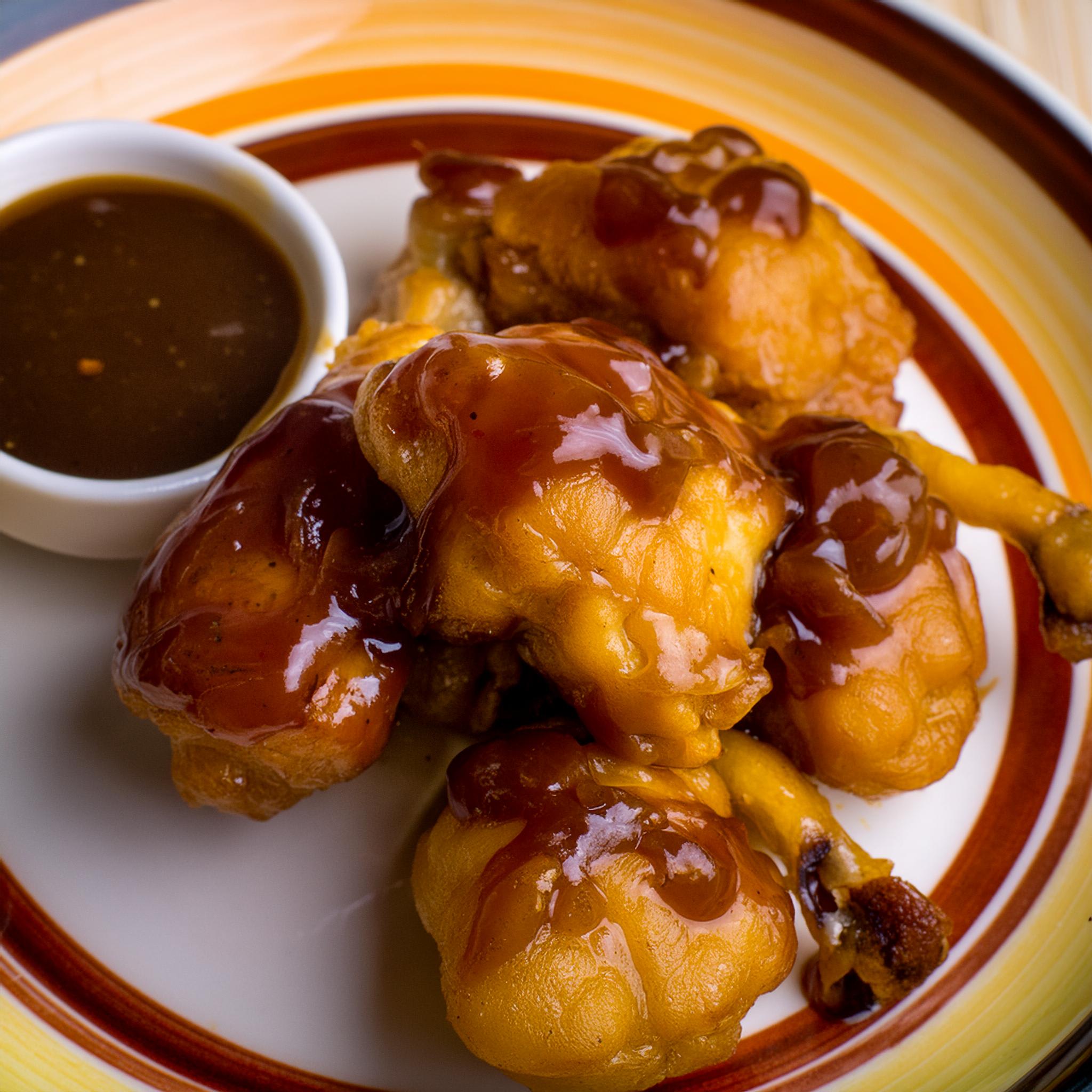 Chicken nibbles with plum sauce | Fountain | Recipes - Kraft Heinz