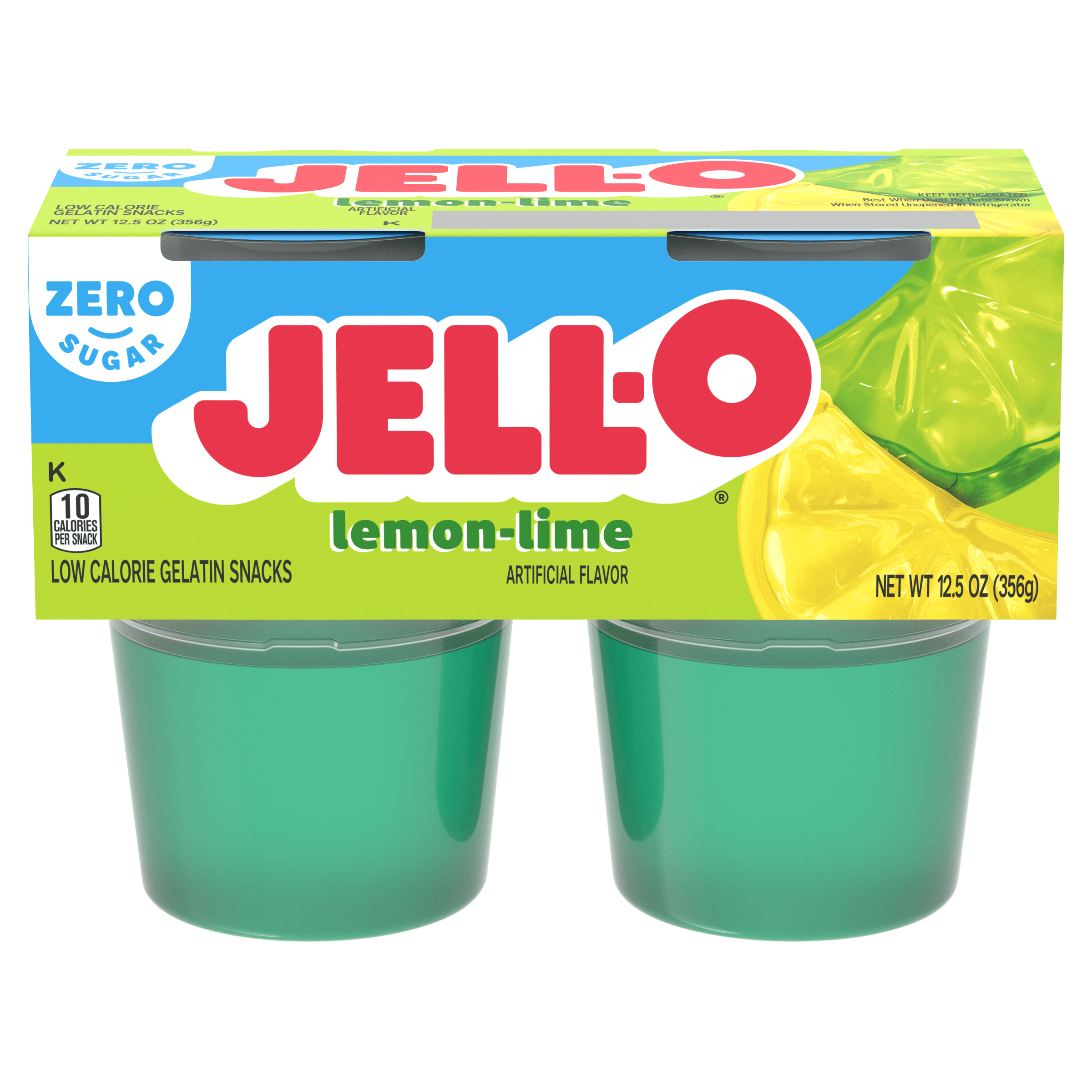 Zero Sugar Strawberry Flavor Gelatin Snack Cups Jell O Products Heinz®