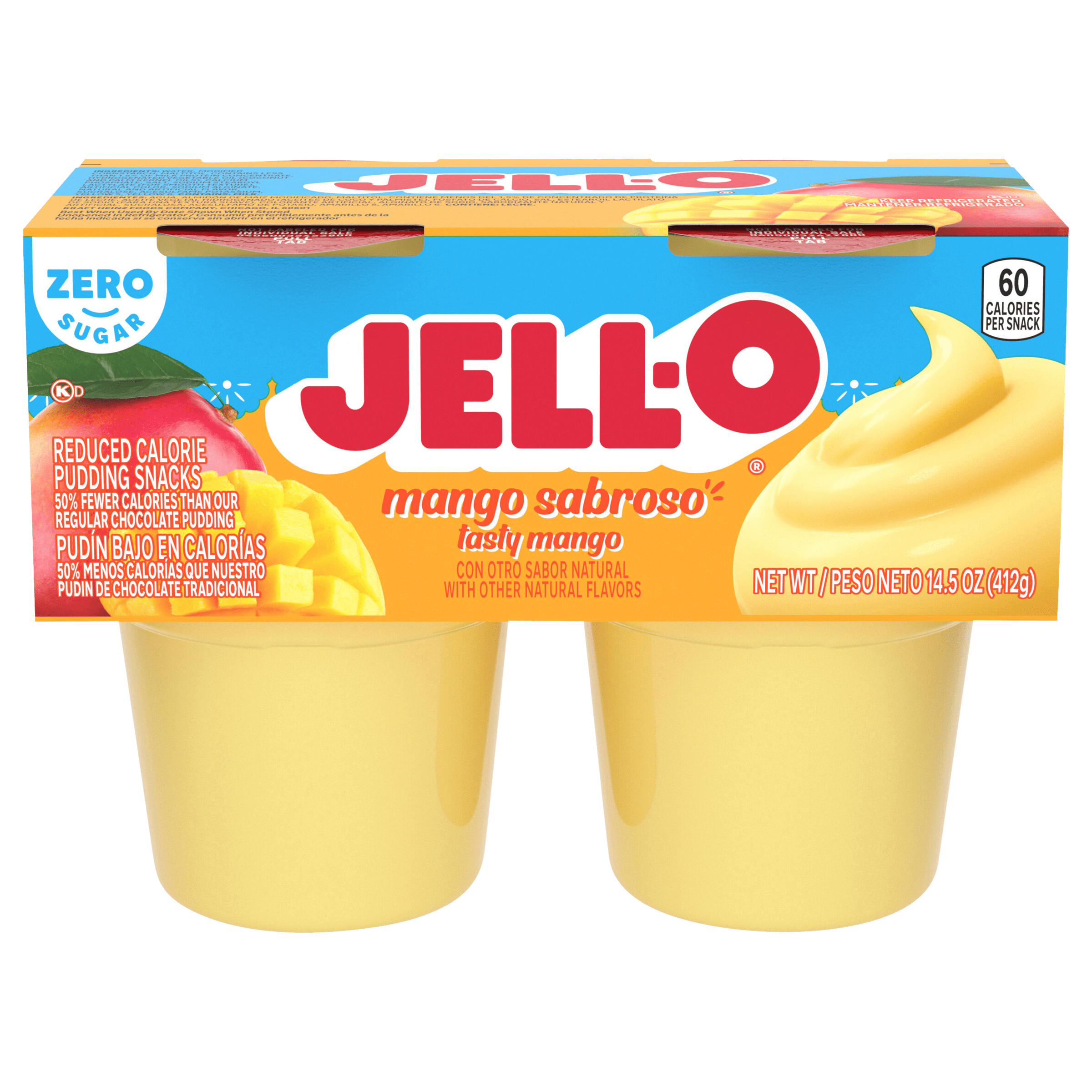 Zero Sugar Chocolate Vanilla Swirls Pudding Snack Cups | Jell-O ...
