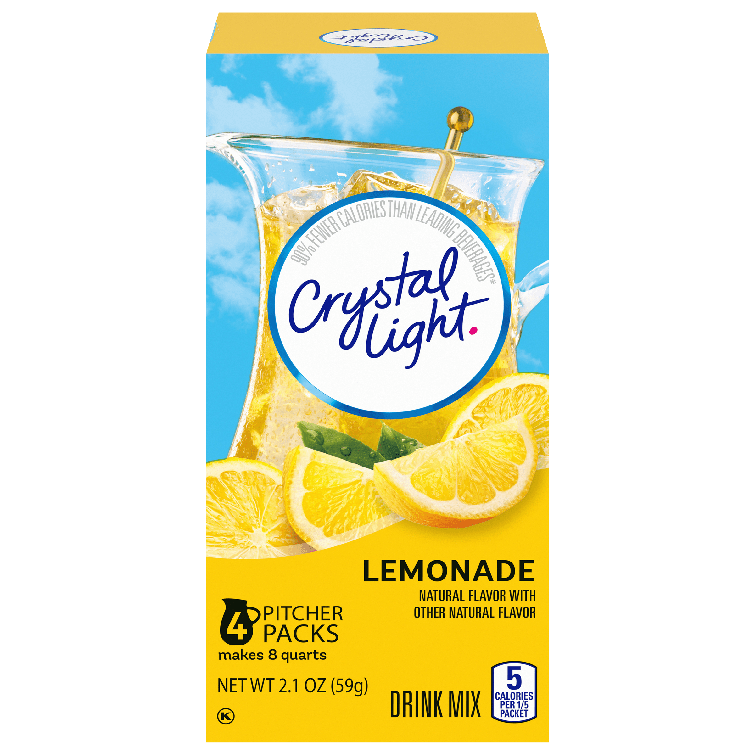 Raspberry Lemonade Artificially Flavored Powdered Drink Mix | Crystal ...