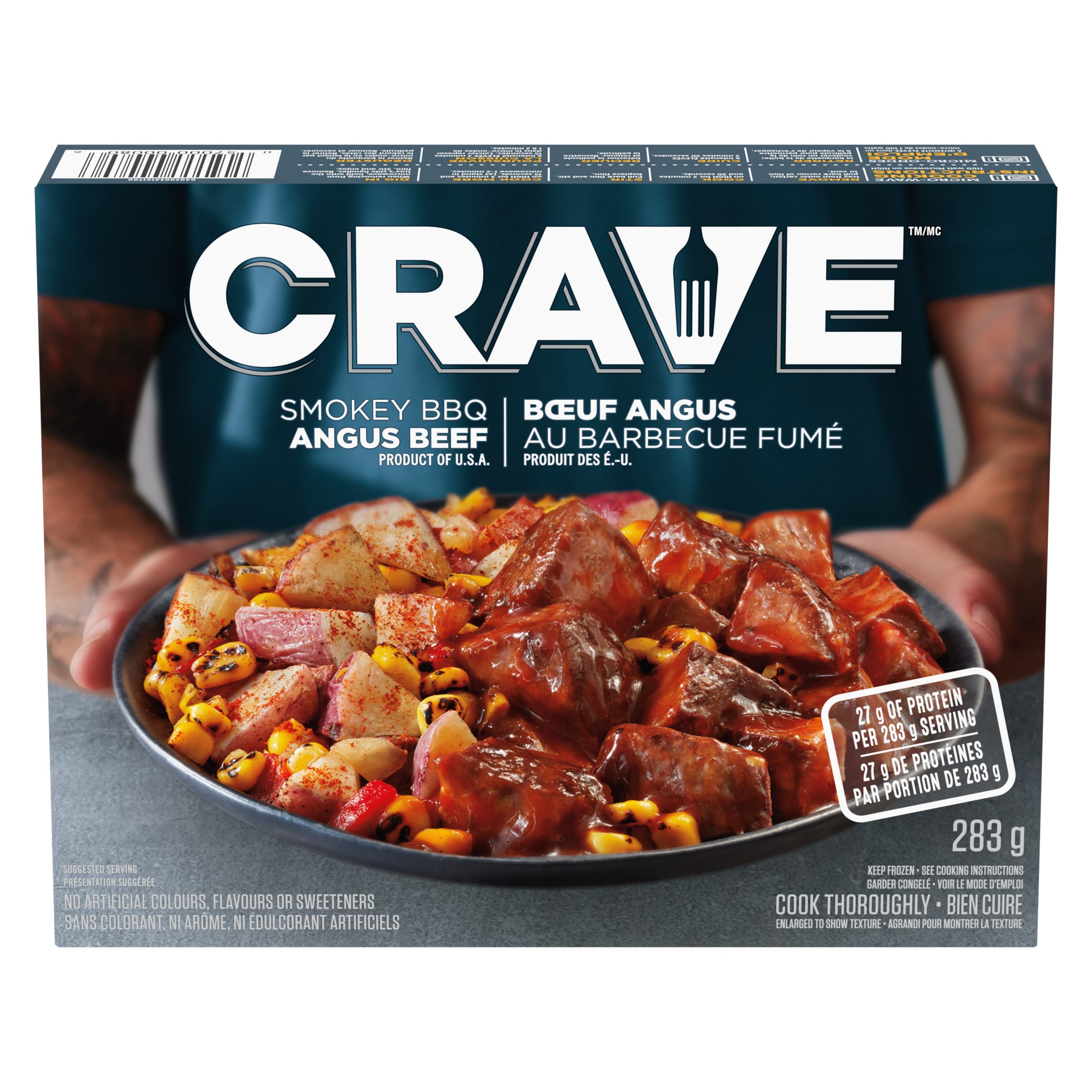 Cheesy Loaded Potatoes With Angus Beef Frozen Meal | Crave | Products ...