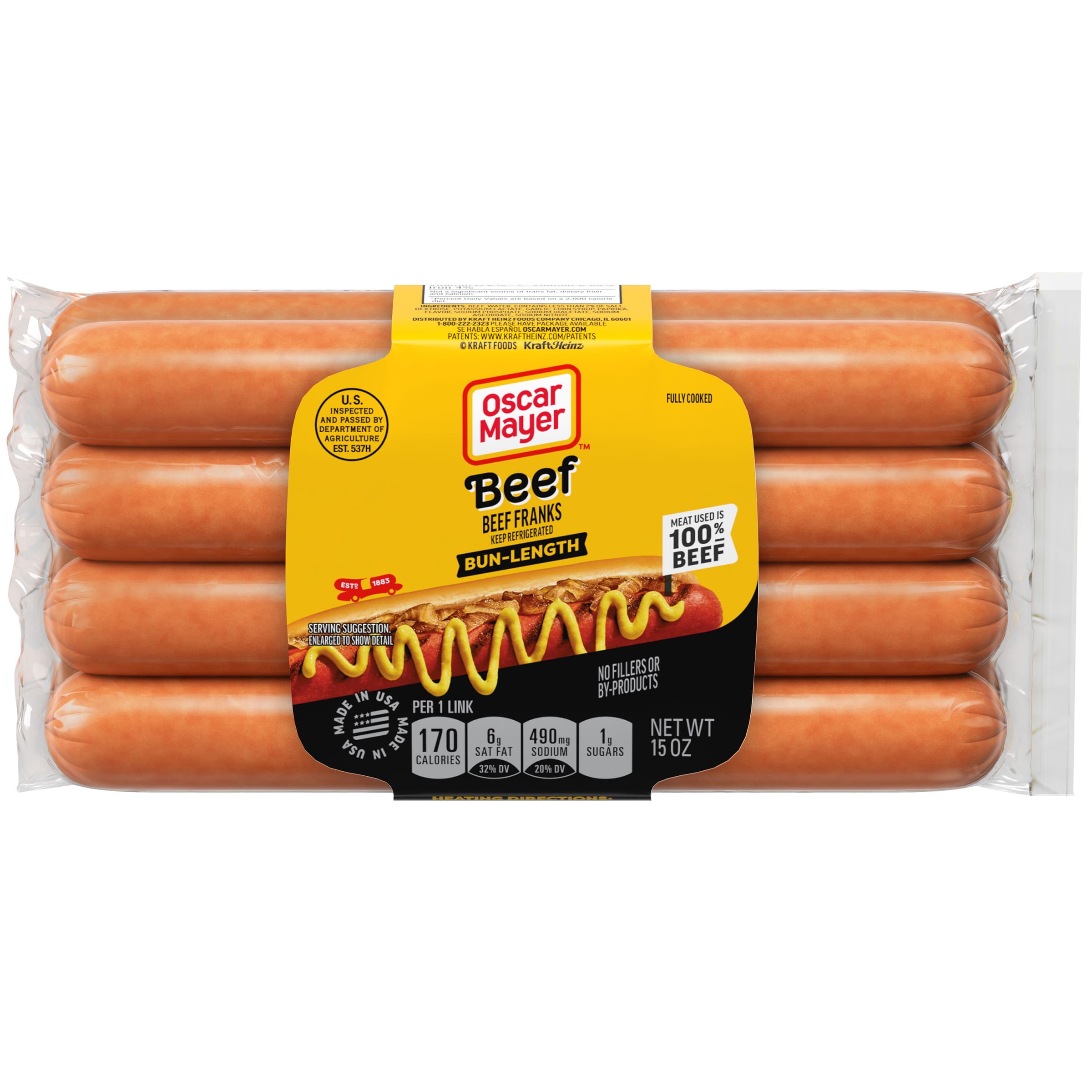 Classic Uncured Beef Franks Hot Dogs