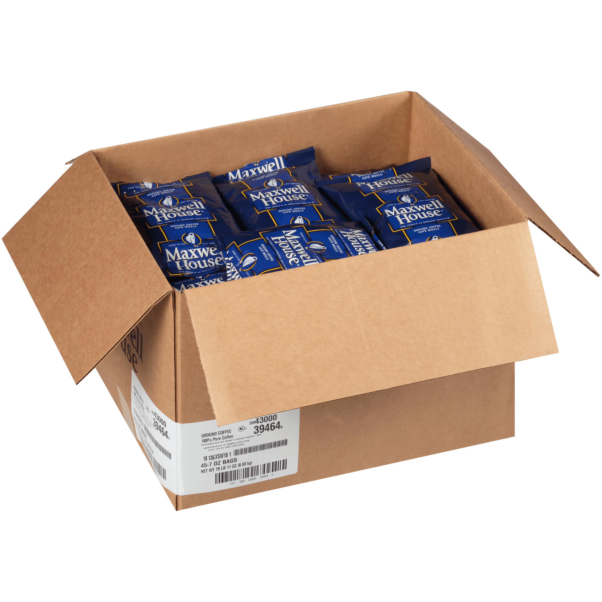 Maxwell House Roast & Ground Coffee, 4.594 LB | Away From Home