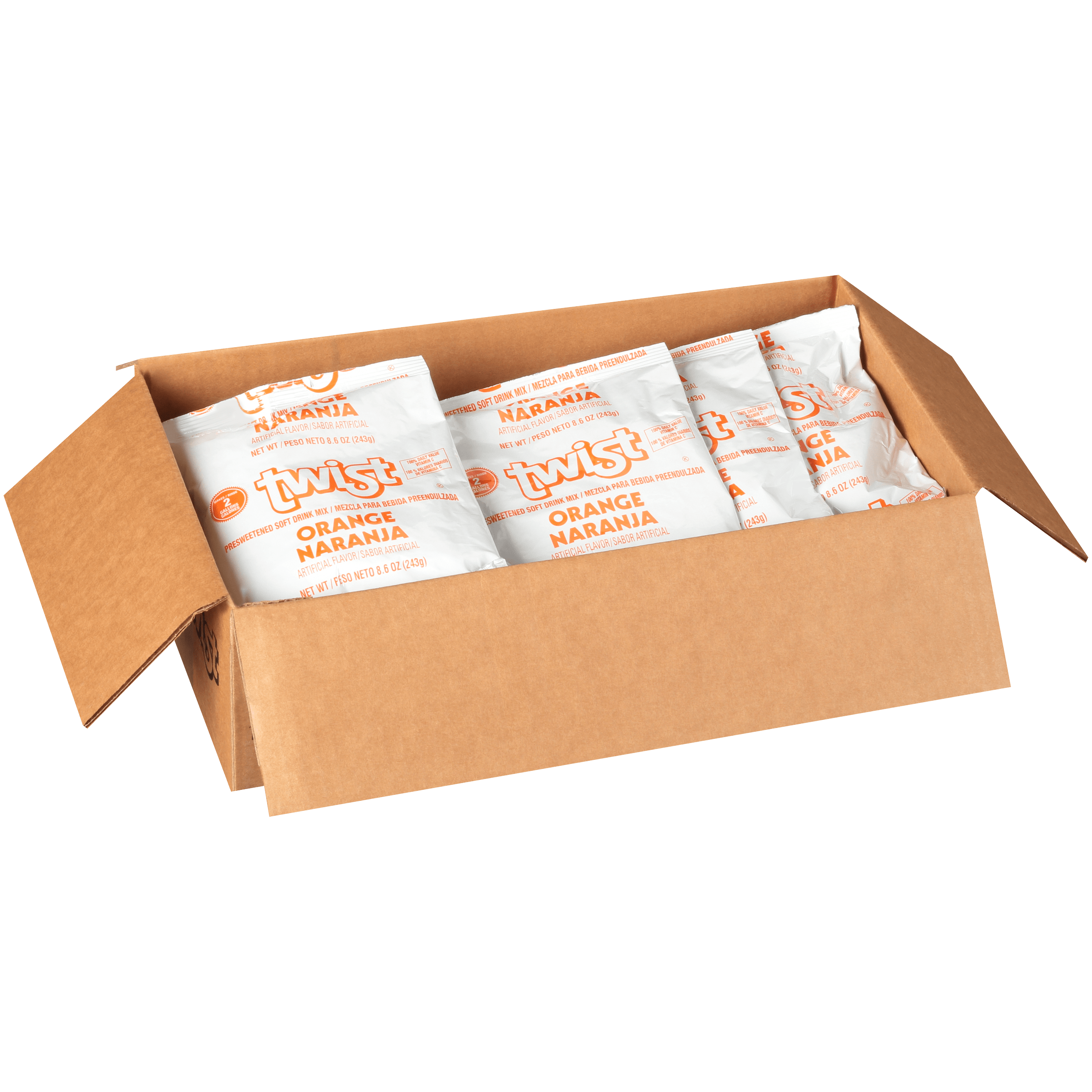 Twist Orange Powdered Beverage Mix, 8.6 OZ | Away From Home