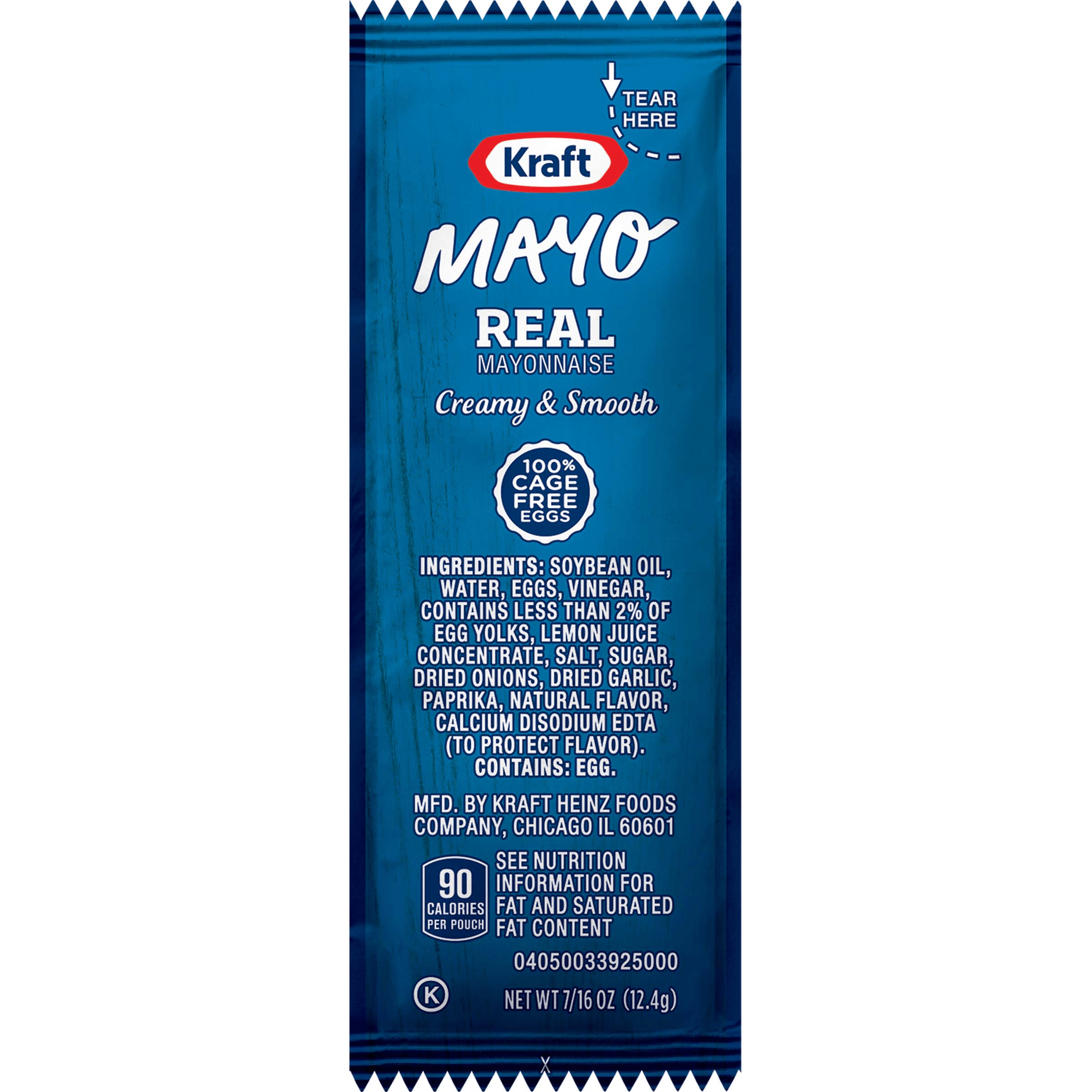 Kraft Single Serve Real Mayonnaise, 5.469 LB | Away From Home