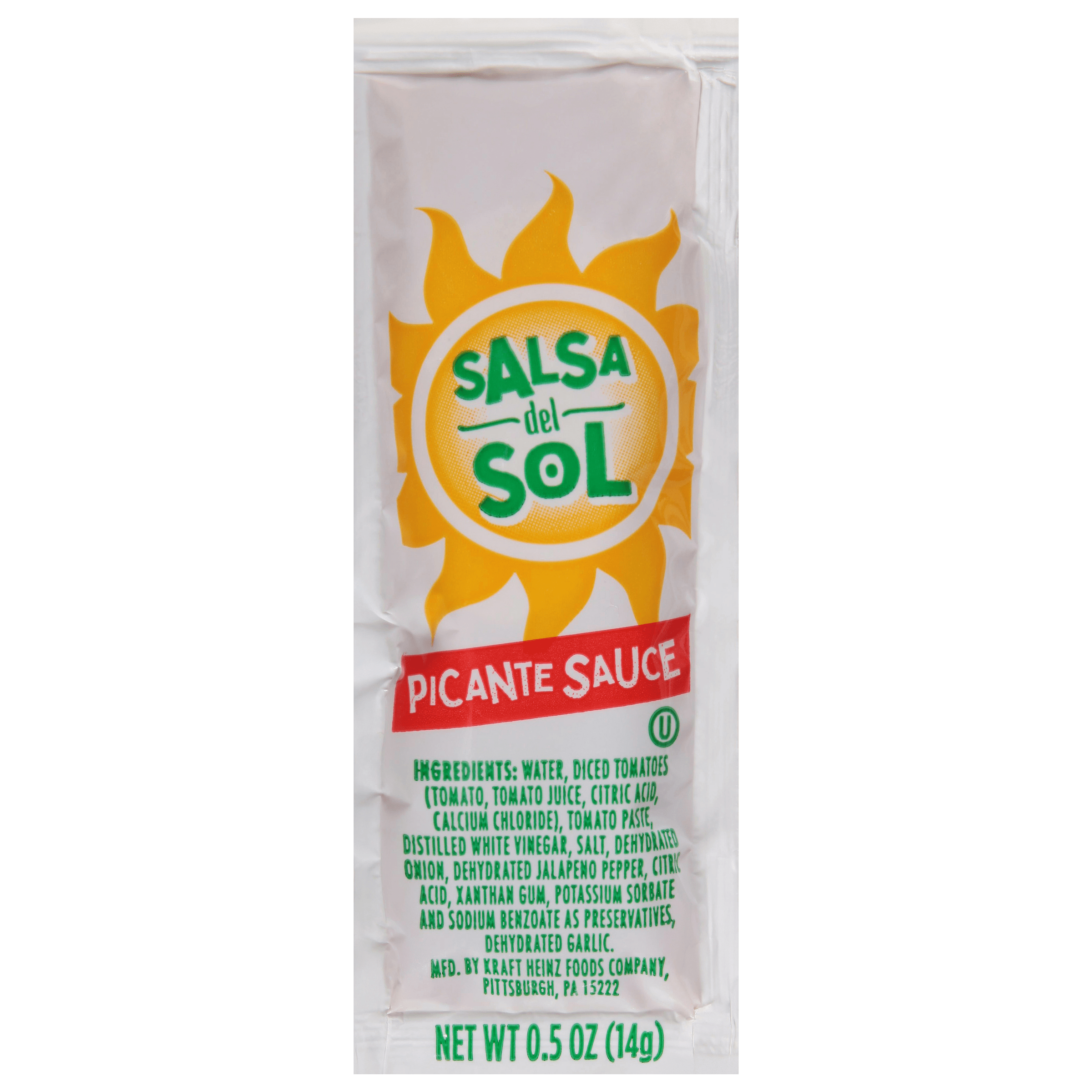 Salsa Del Sol Single Serve Picante Sauce, 6.25 LB | Away From Home