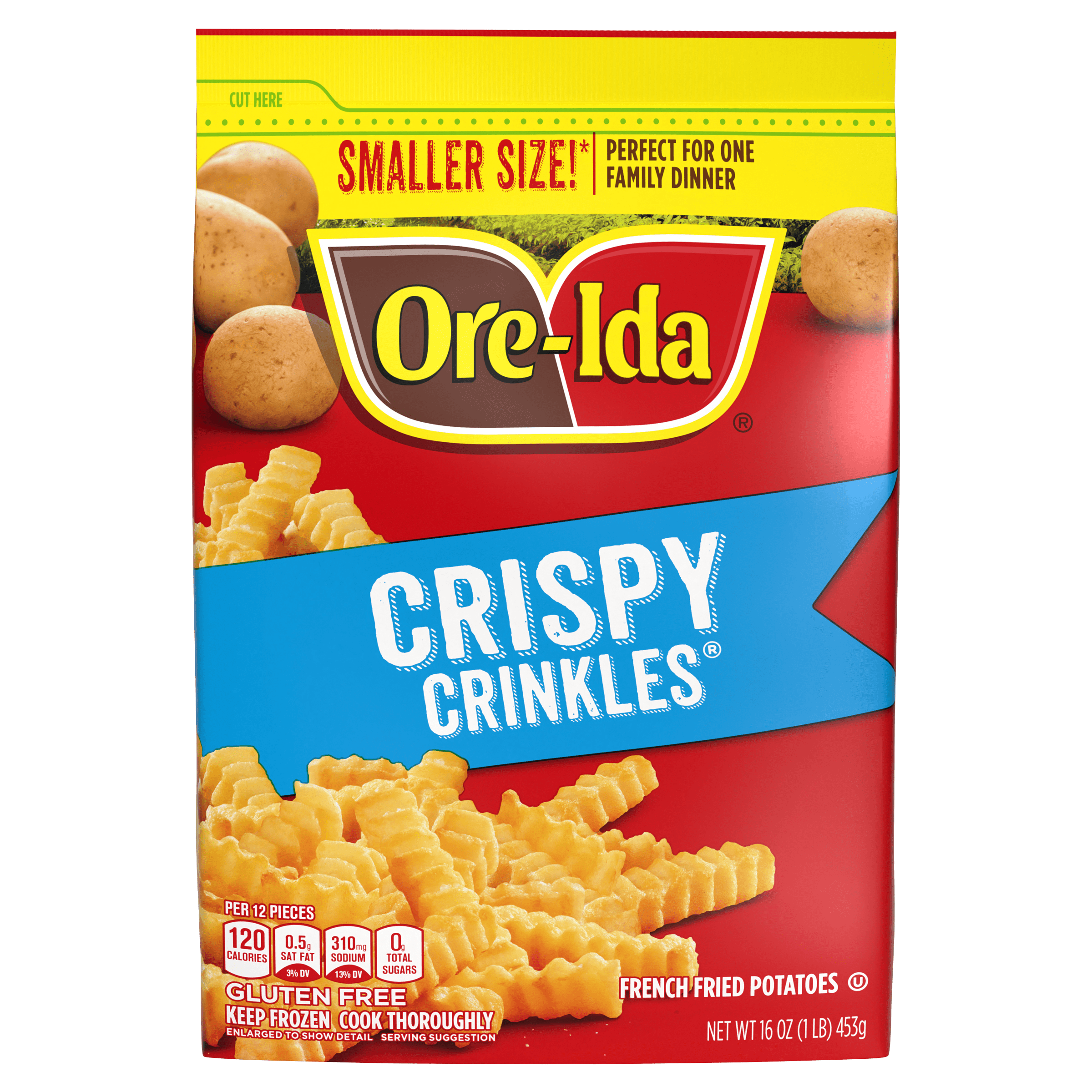 Golden Crinkles French Fries Fried Frozen Potatoes | ORE-IDA | Products ...