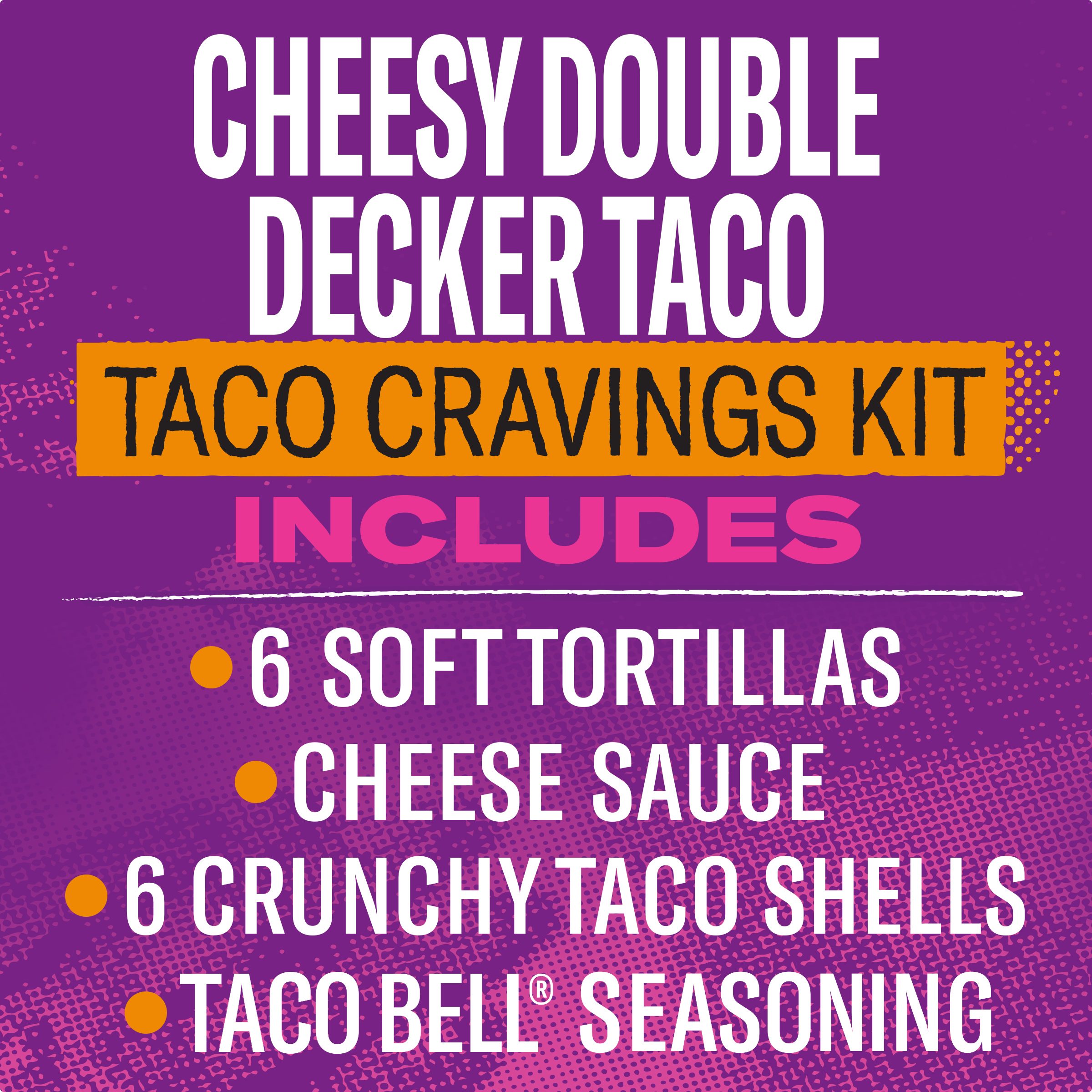 Cheesy Double Decker Kit | Taco Bell | Products - Heinz®