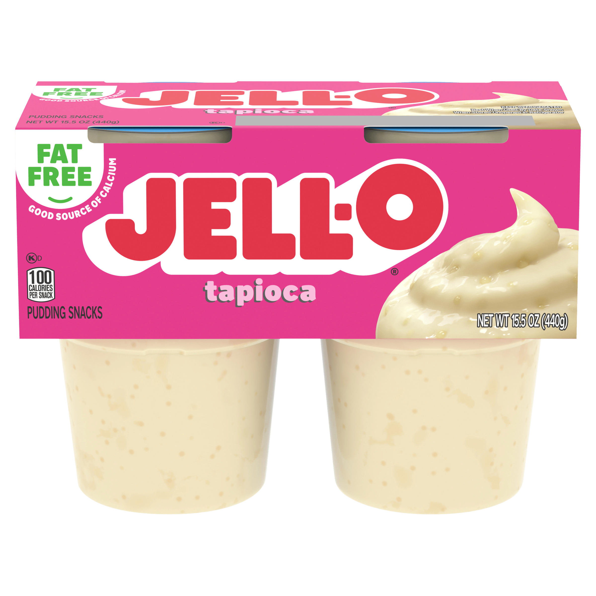 Tapioca Fat Free Ready-to-Eat Pudding Cups Snack Cups | JELL-O ...