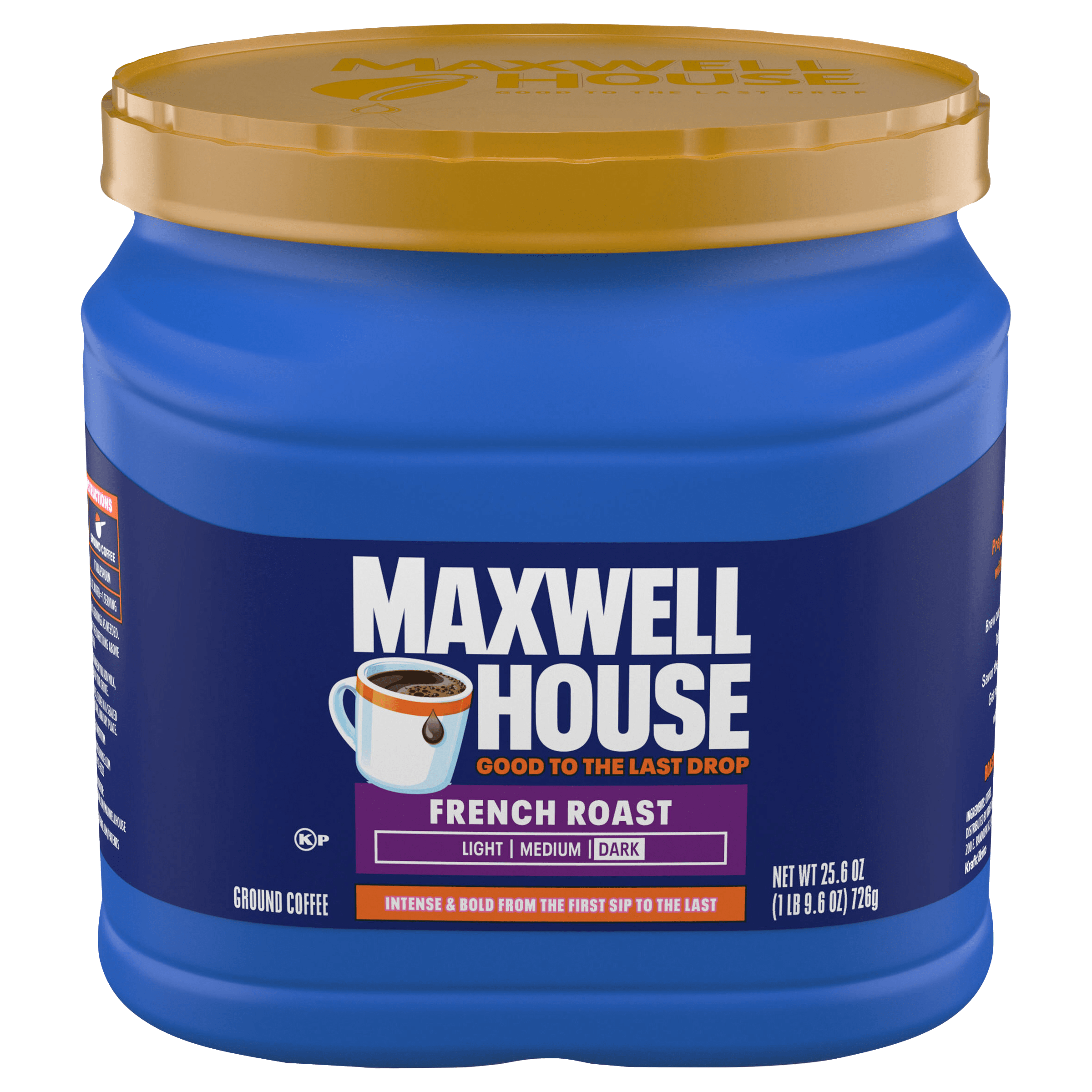 French Roast Dark Roast Ground Coffee | Maxwell House | Products - Heinz®