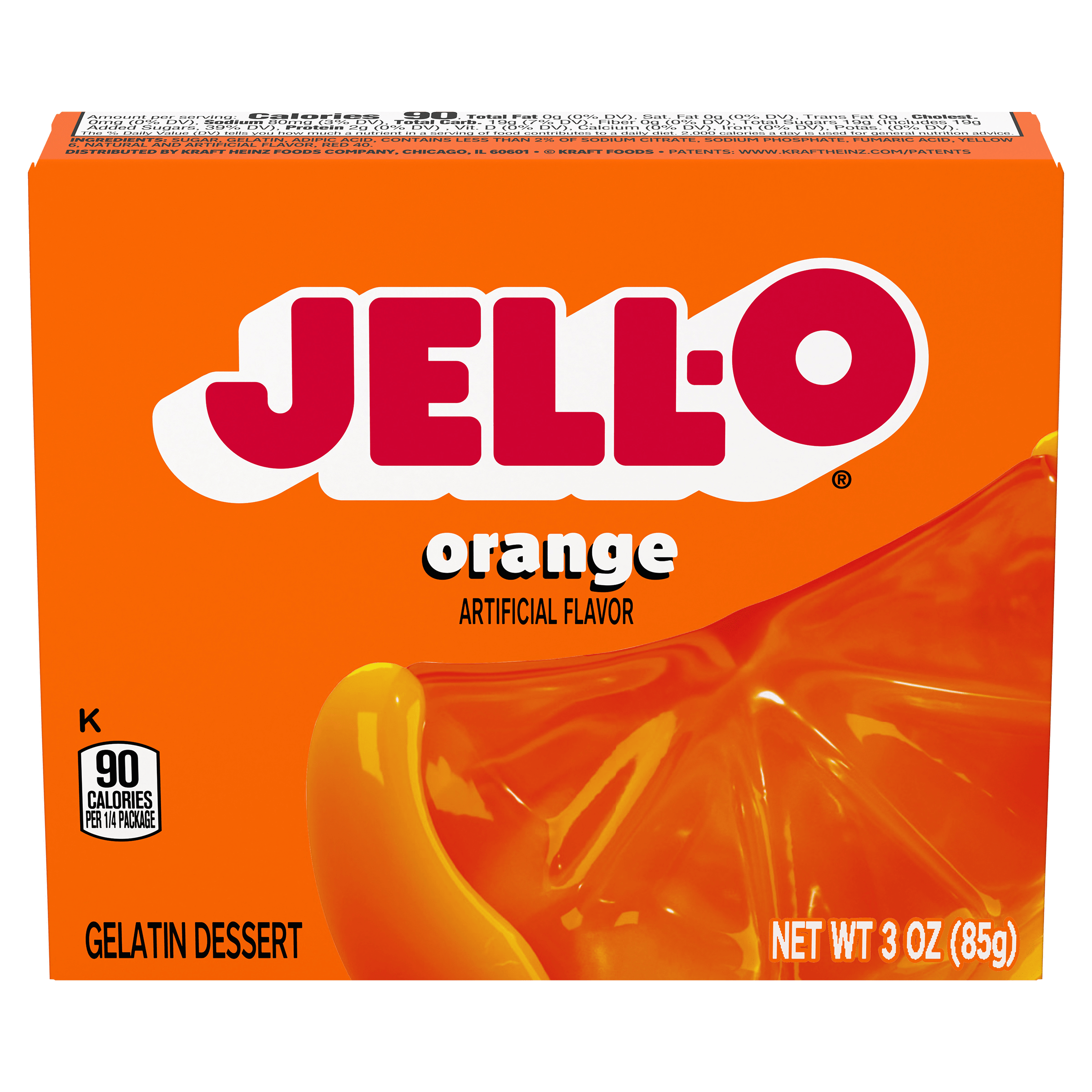 Orange Gelatin Dessert Mix | Jell-O | Products - Heinz®