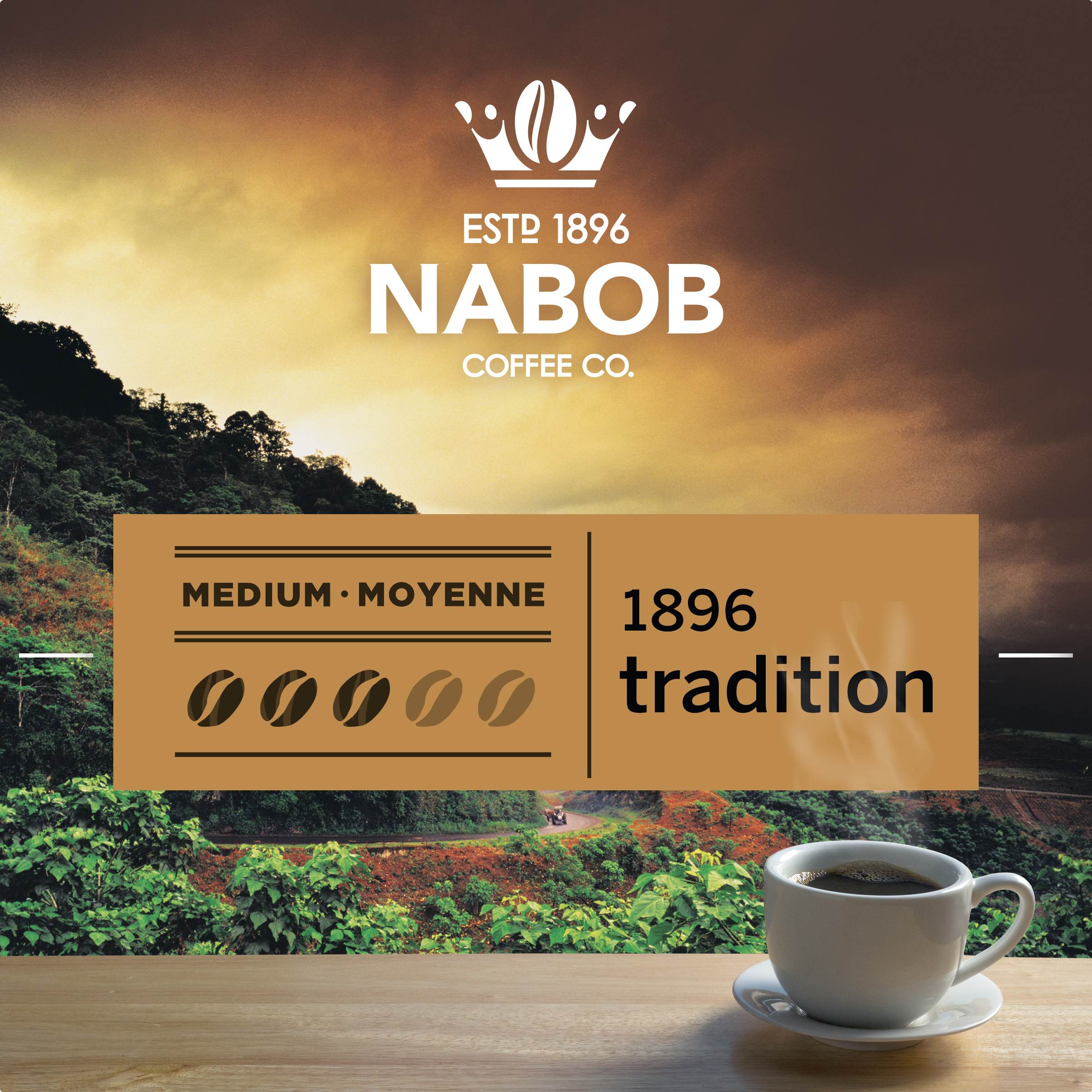 Nabob Medium Roast 1896 Tradition Ground Coffee | NABOB COFFEE COMPANY ...