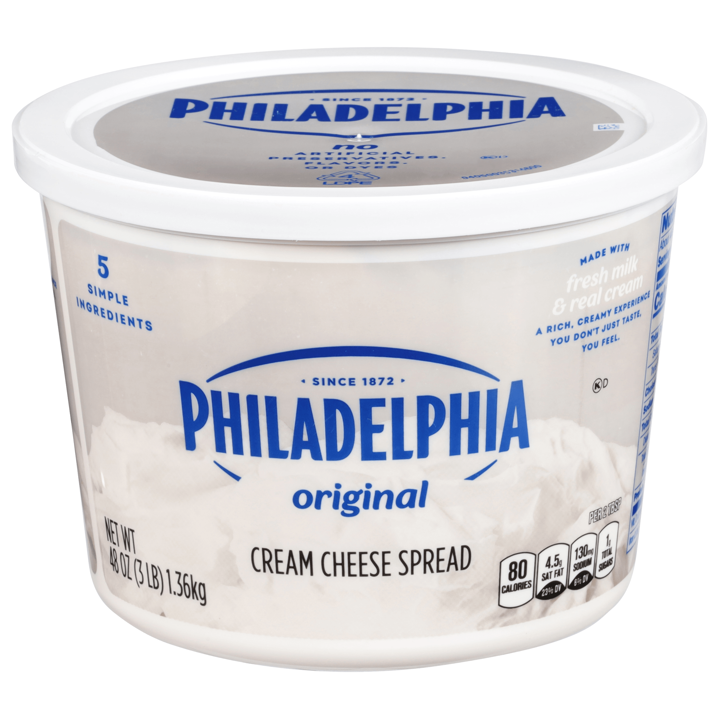 PHILADELPHIA Original Cream Cheese, 48 OZ | Away From Home