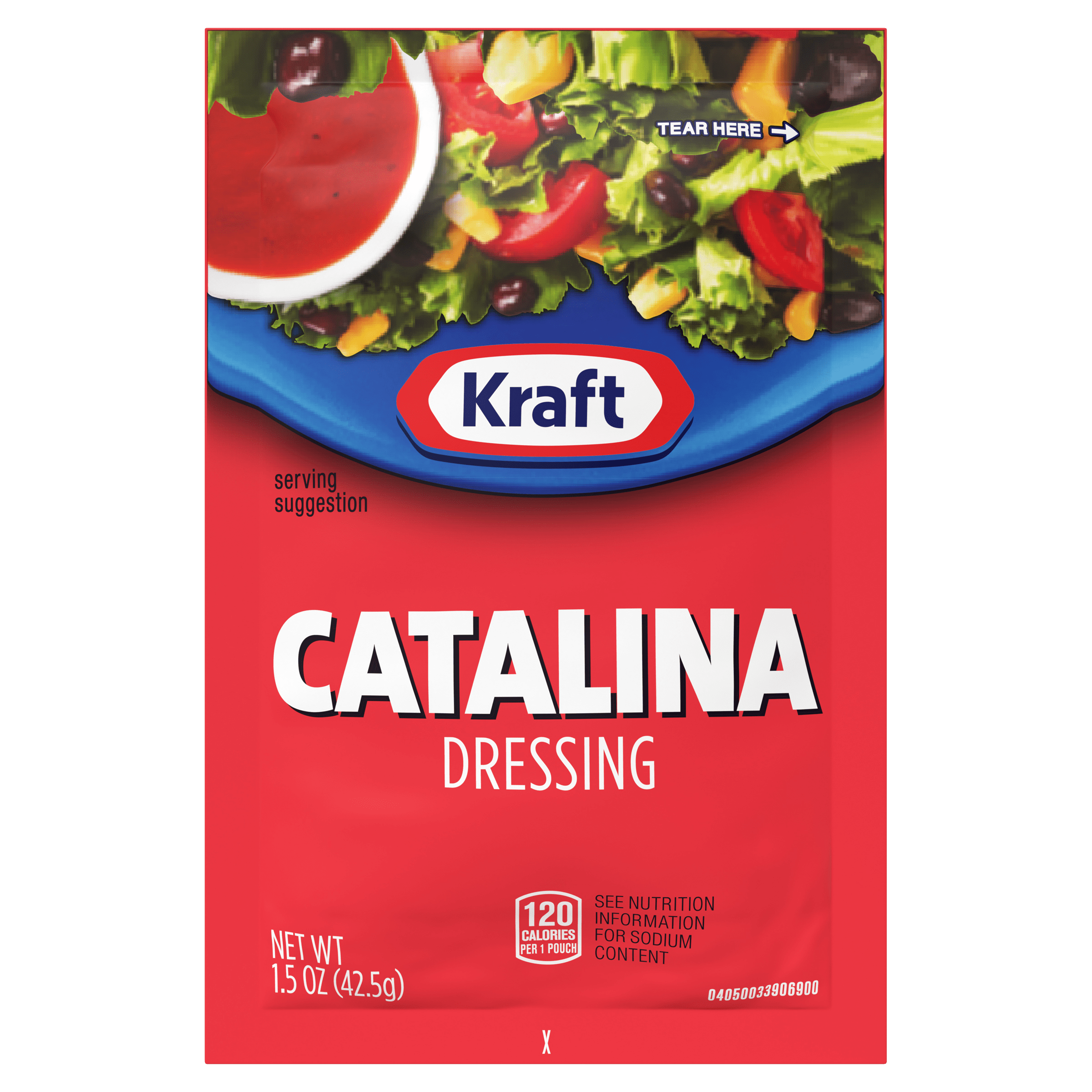 Kraft Single Serve Catalina Salad Dressing, 1.5 OZ | Away From Home