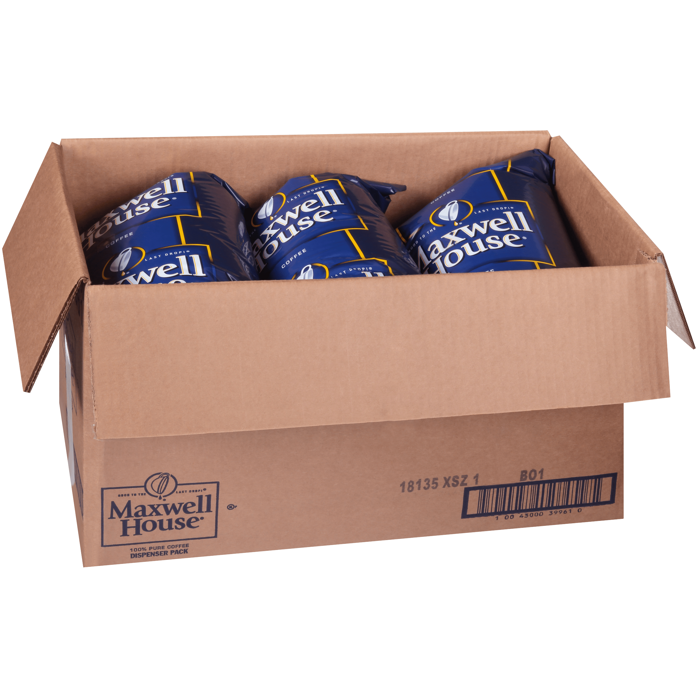 Maxwell House Ground Coffee Dispenser Pack, 24 LB | Away From Home