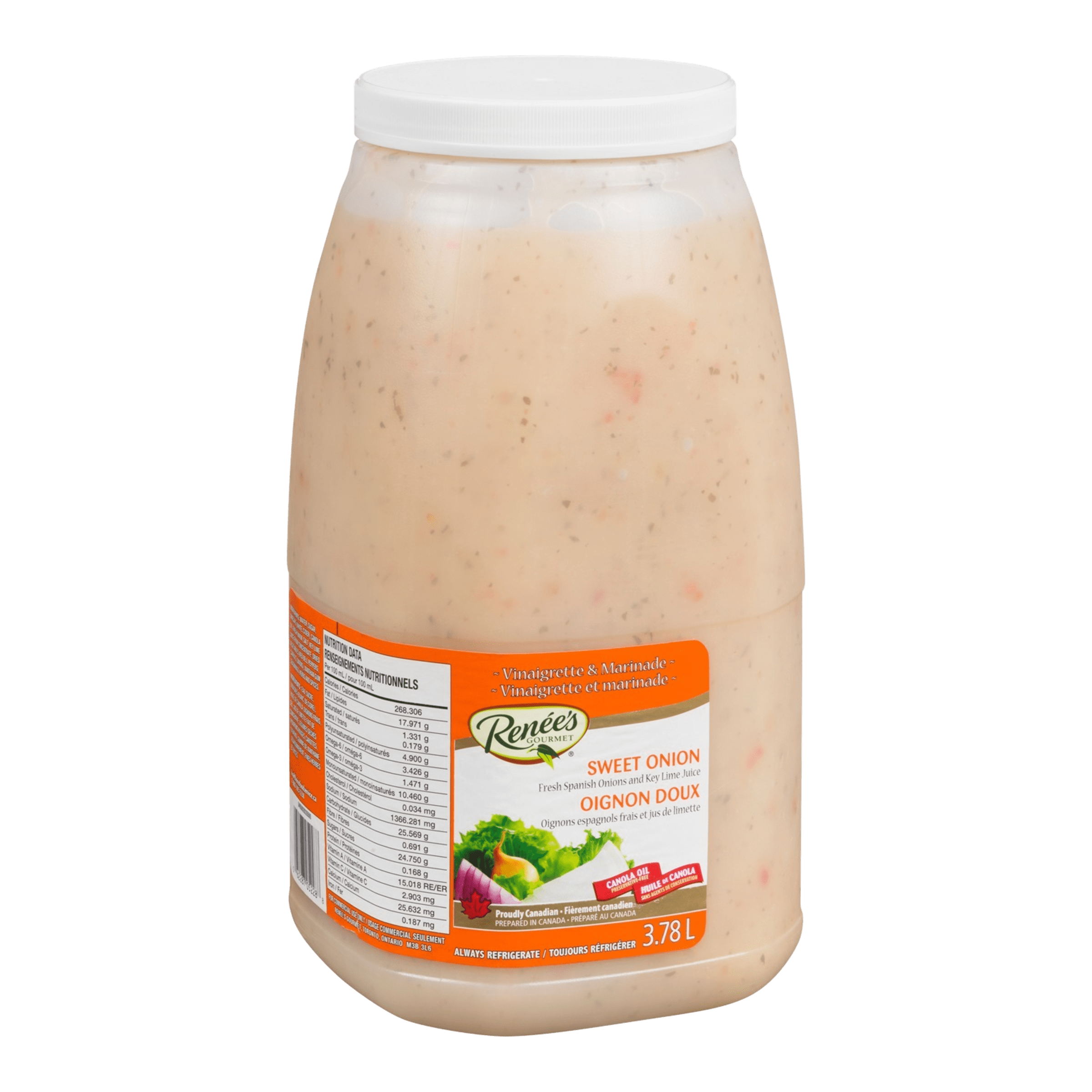 Vinaigrette oignon doux Renée’s (2 x 3,78 L), 7.56 LT | Consommation ...