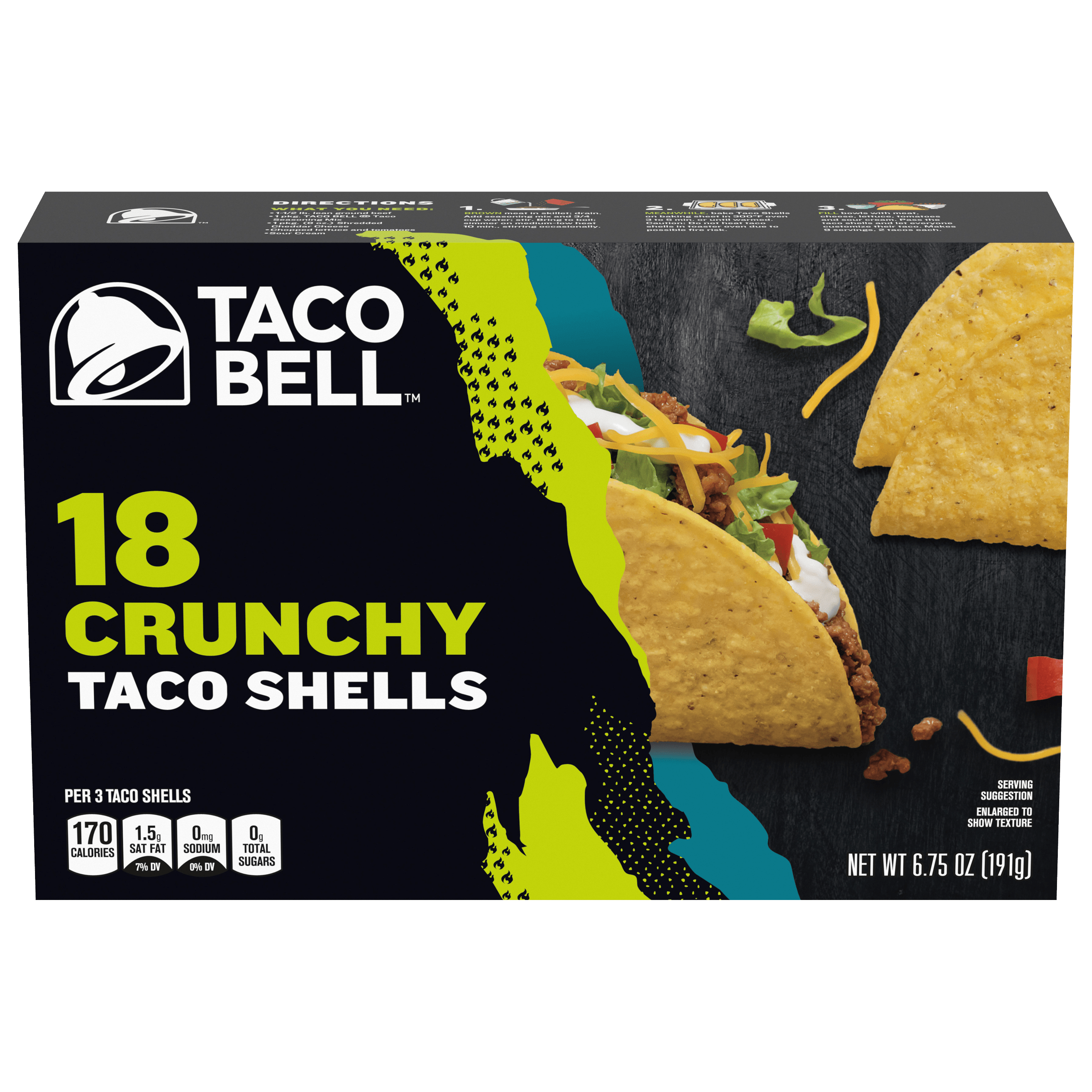 Crunchy Taco Shells | Taco Bell | Products - Heinz®
