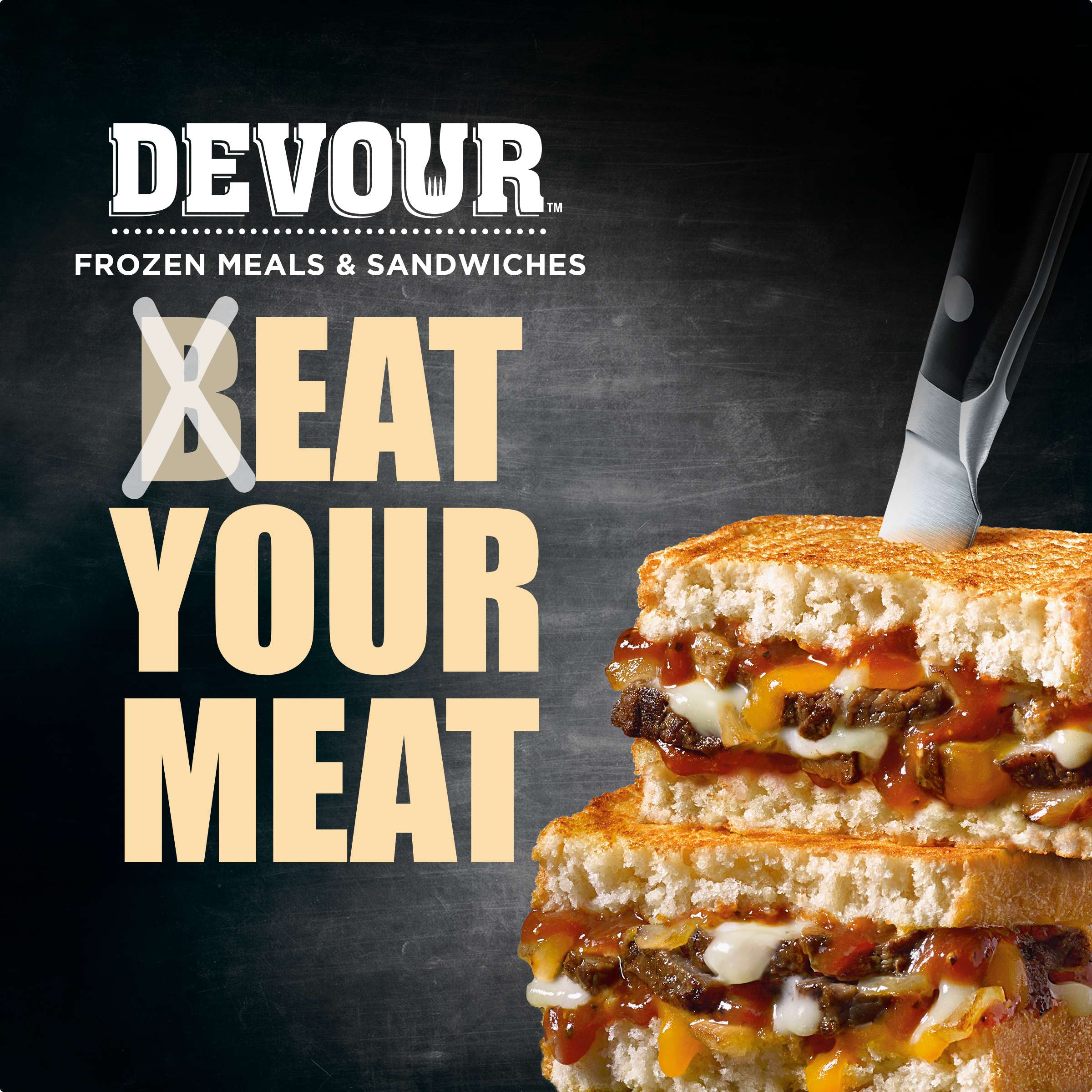 Double Sausage & Smoked Bacon Loaded Tater Tots Frozen Meal | DEVOUR ...