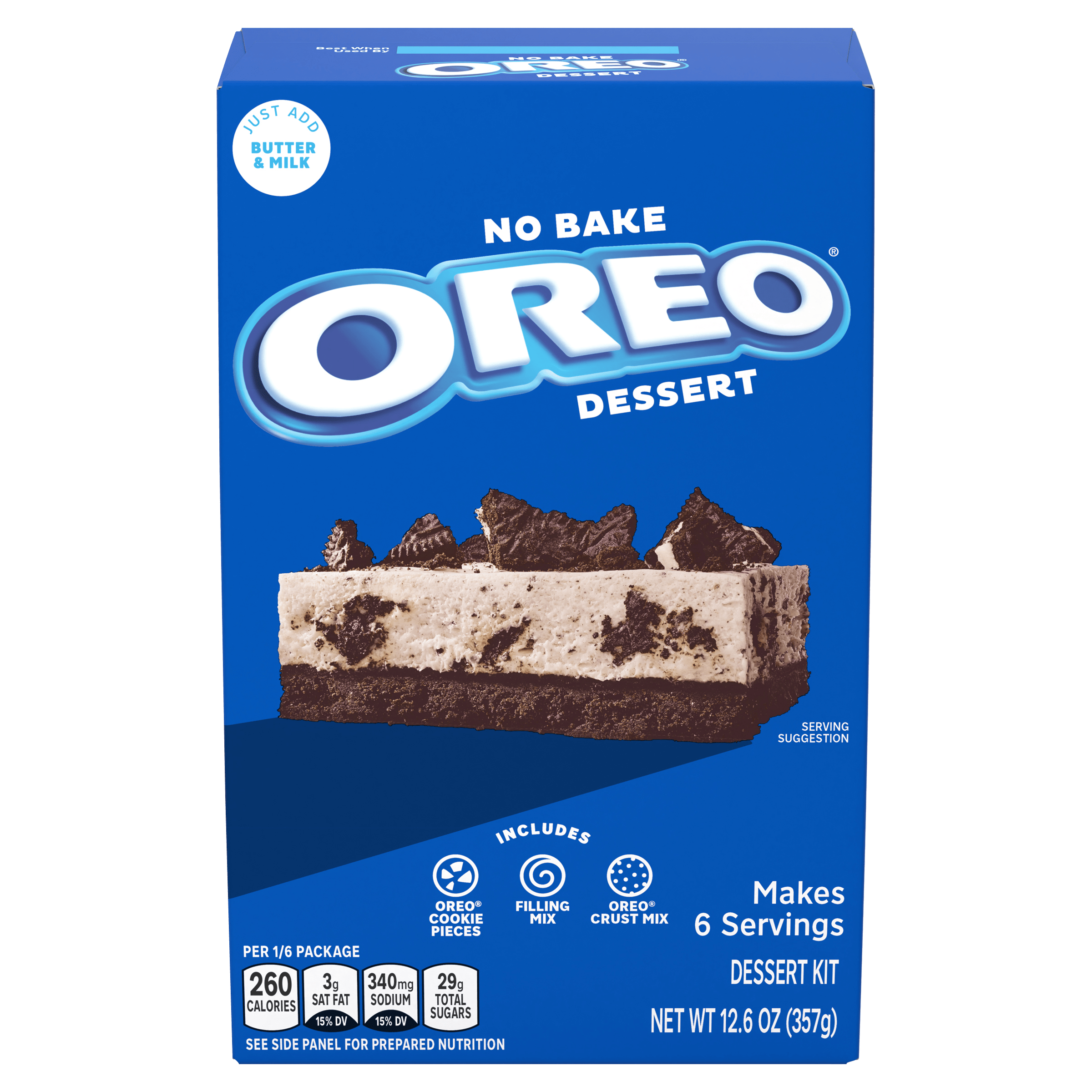 Oreo Dessert Kit with Filling Mix, Crust Mix & Cookie Pieces | JELL-O ...