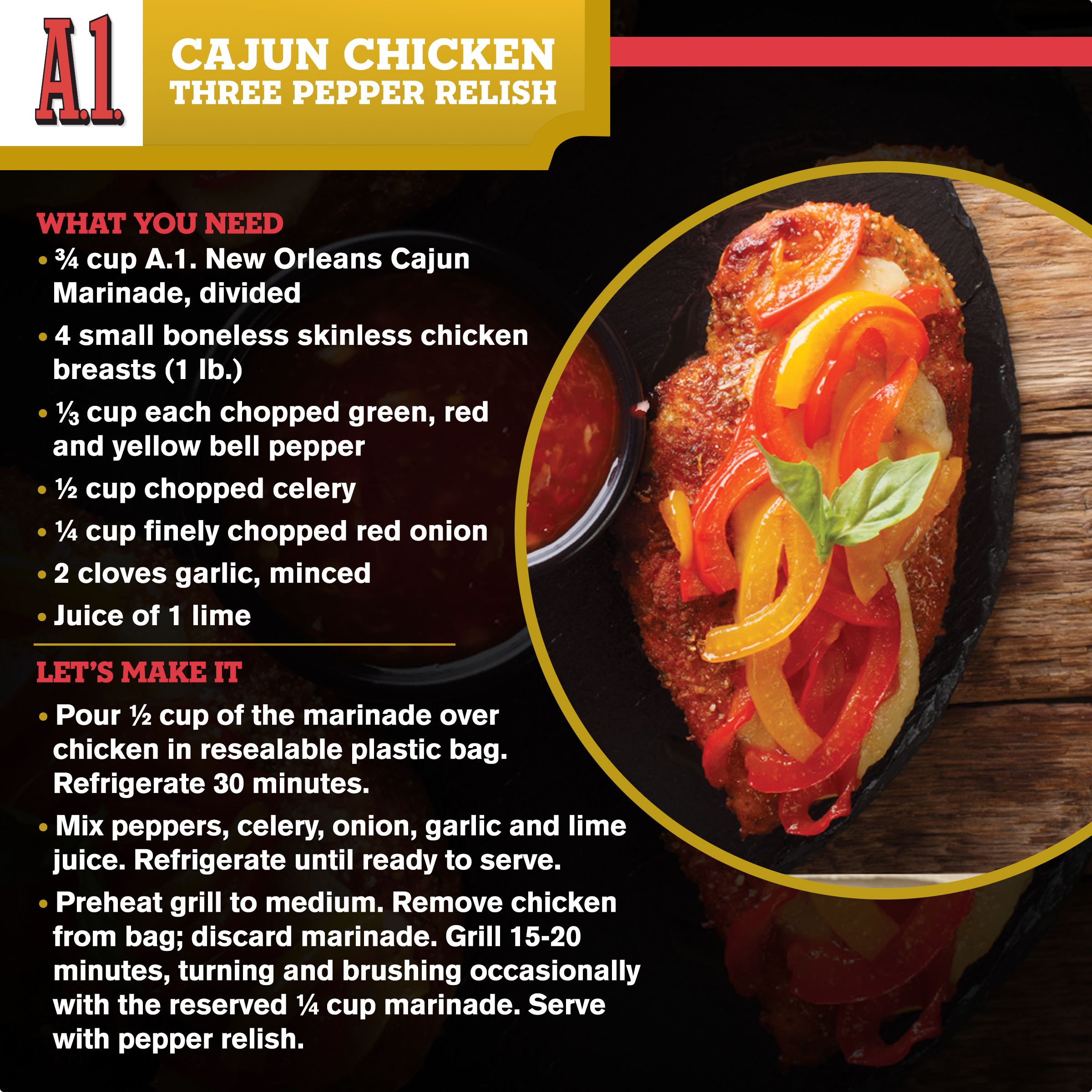 New Orleans Cajun Marinade | A.1. | Products - Heinz®
