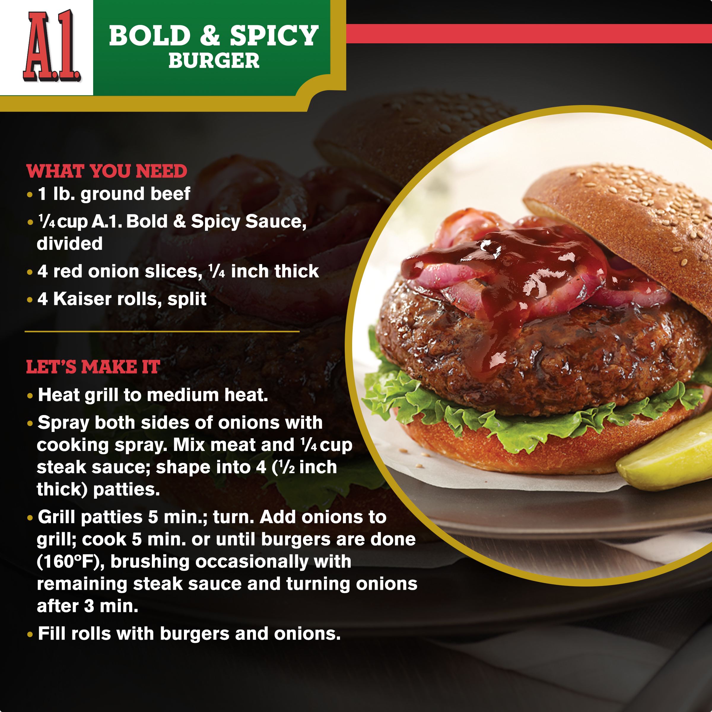 Bold & Spicy Sauce with Tabasco | A.1. | Products - Heinz®