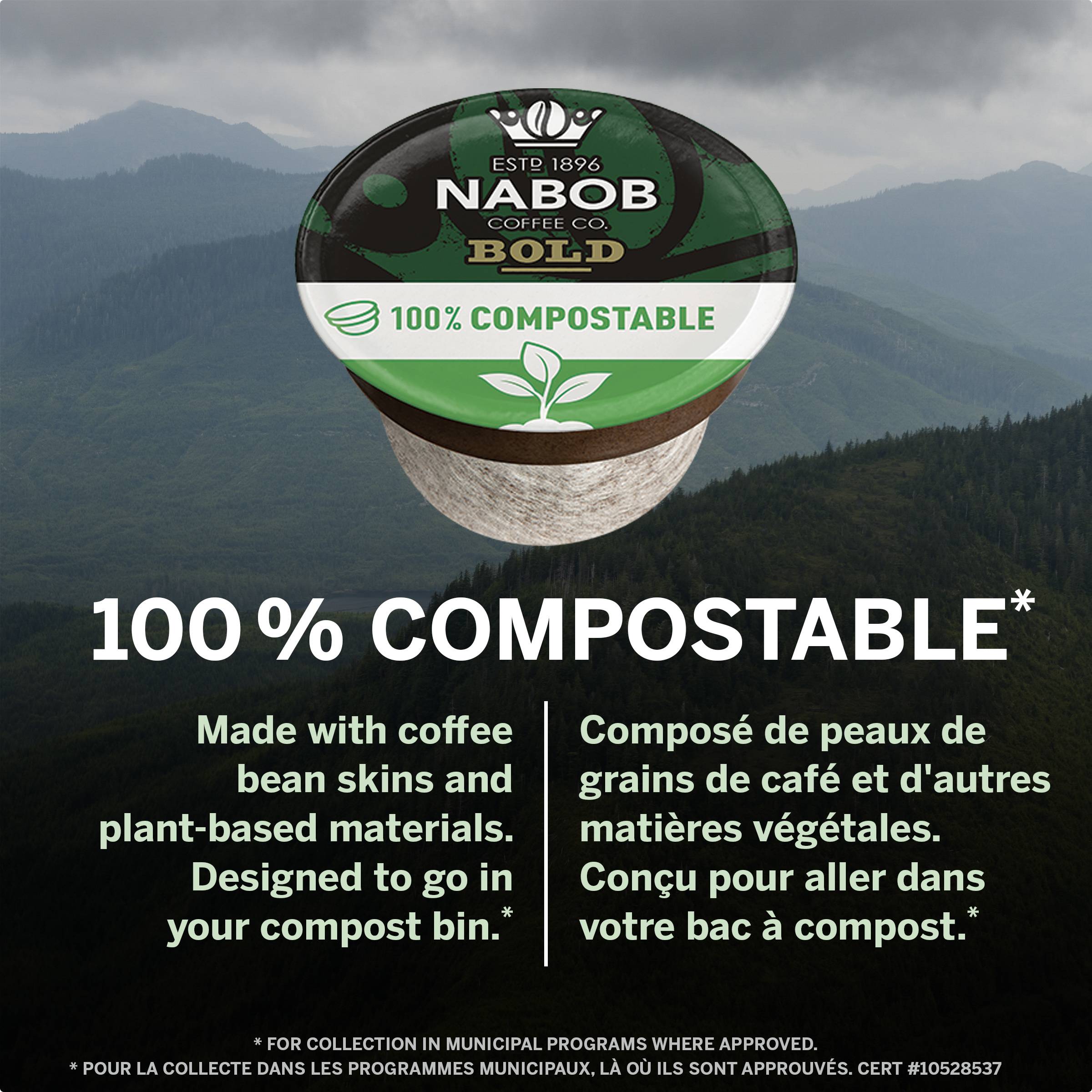 Full City Dark Coffee 100% Compostable Pods | Nabob | Products - Heinz ...