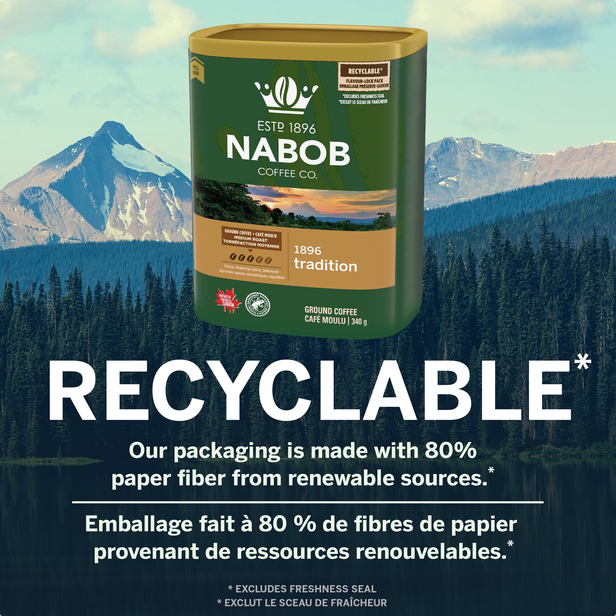 Nabob Medium Roast 1896 Tradition Ground Coffee | NABOB COFFEE COMPANY ...