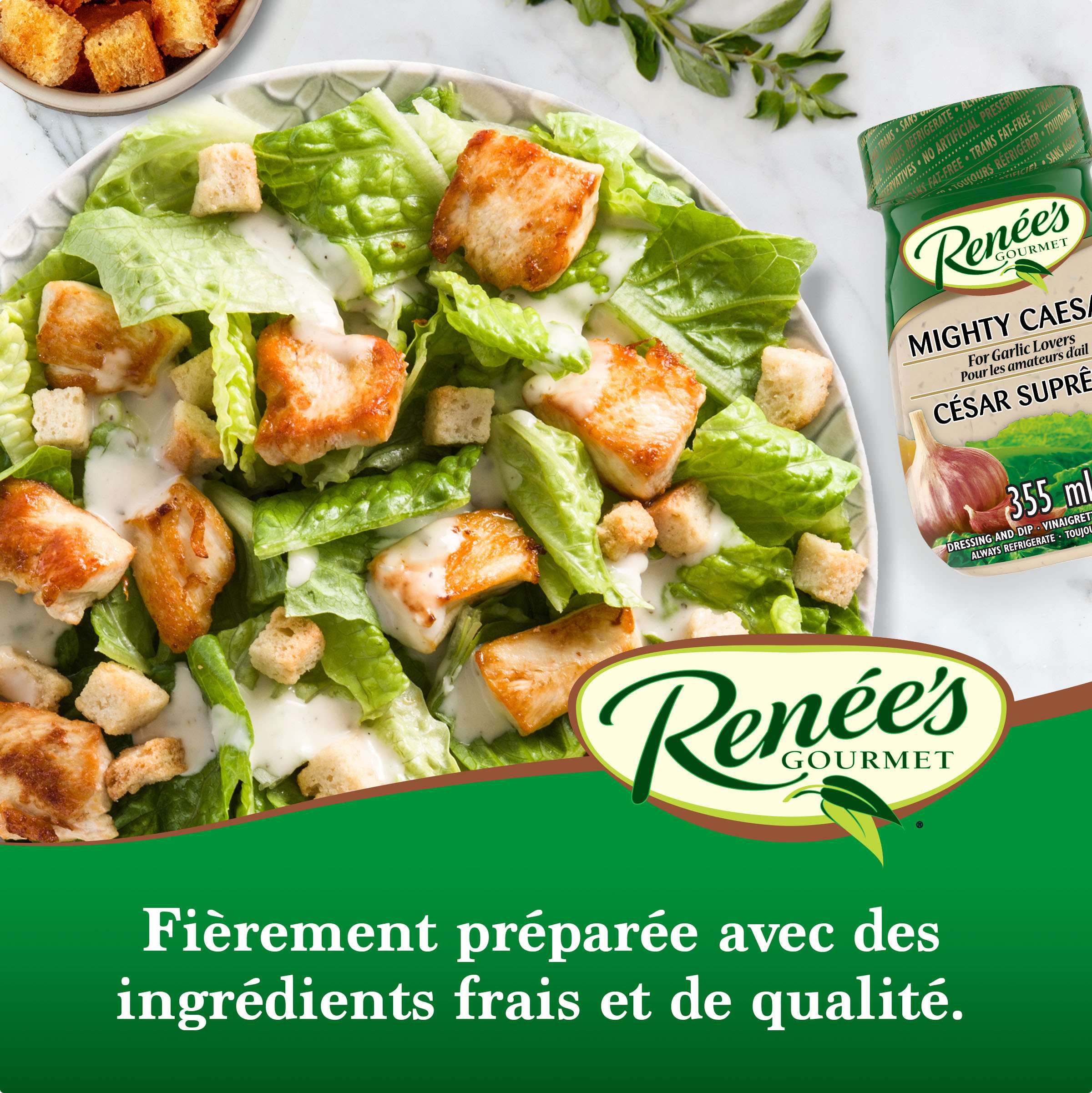 Renees Mighty Caesar Dressing | Renée’s | Products - Heinz® Canada