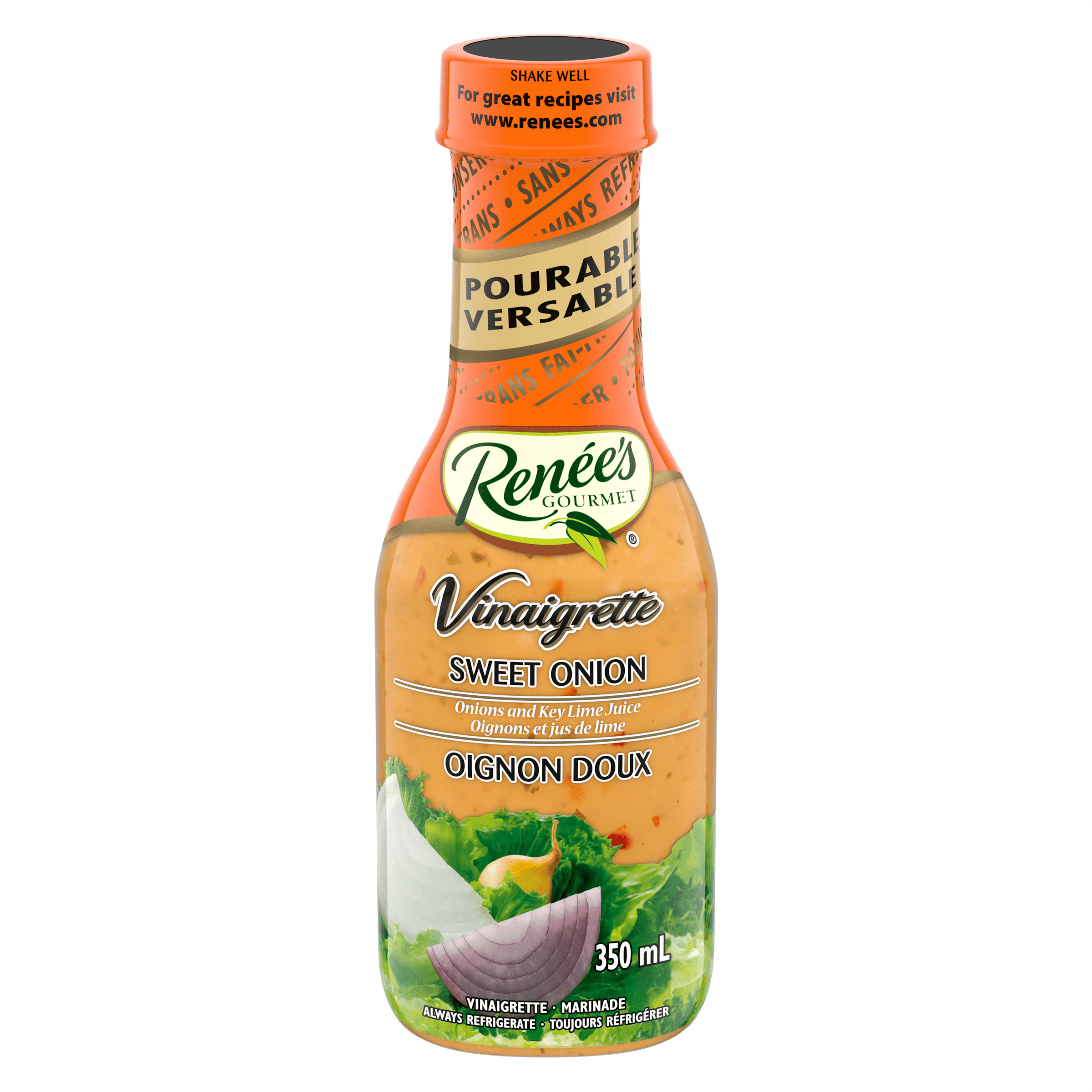 Renees Sweet Onion Vinaigrette | Renée’s | Products - Heinz® Canada