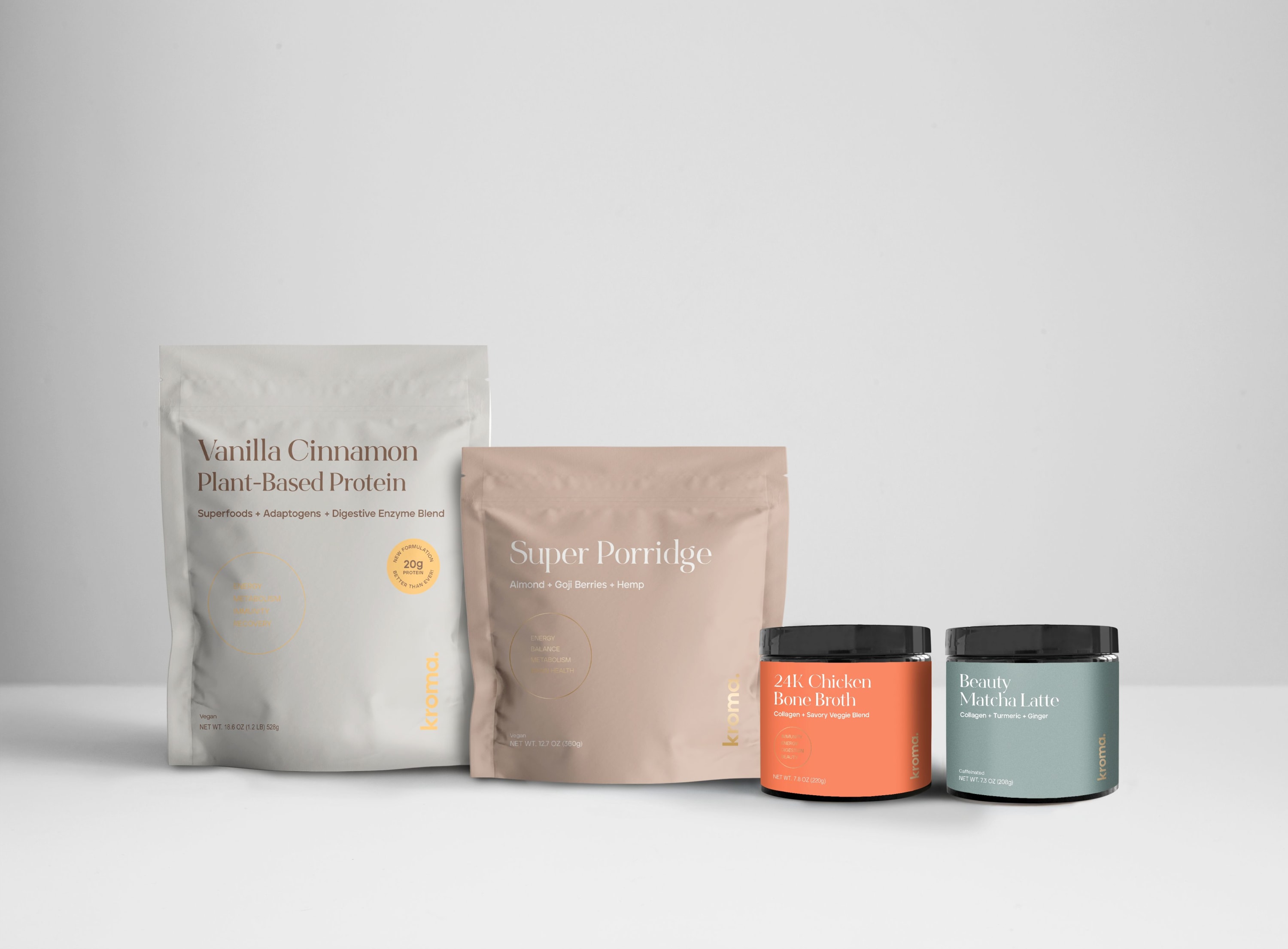 Protein Bundle: Kroma Wellness Protein Powder & High-Protein Mix ...