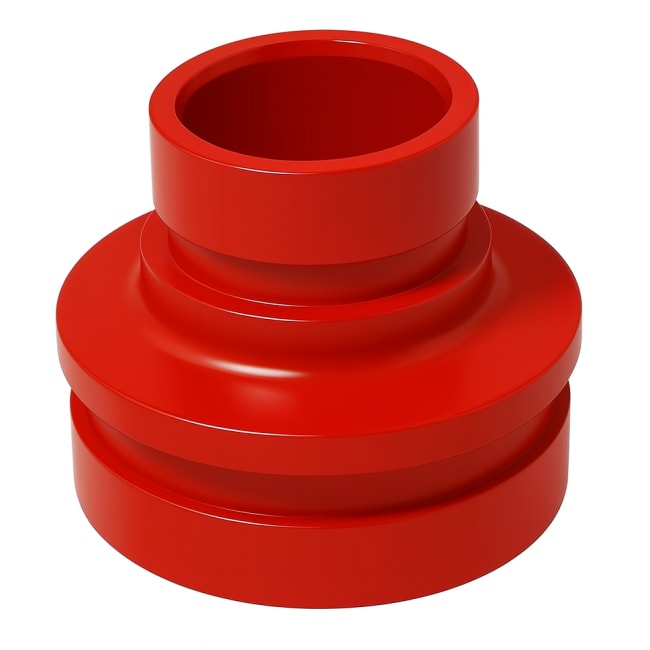 Reduksjon rillet, konsentrisk malt Velkommen