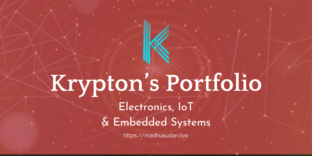 Explore Krypton's Galaxy - Portfolio of Madhusudan Babar