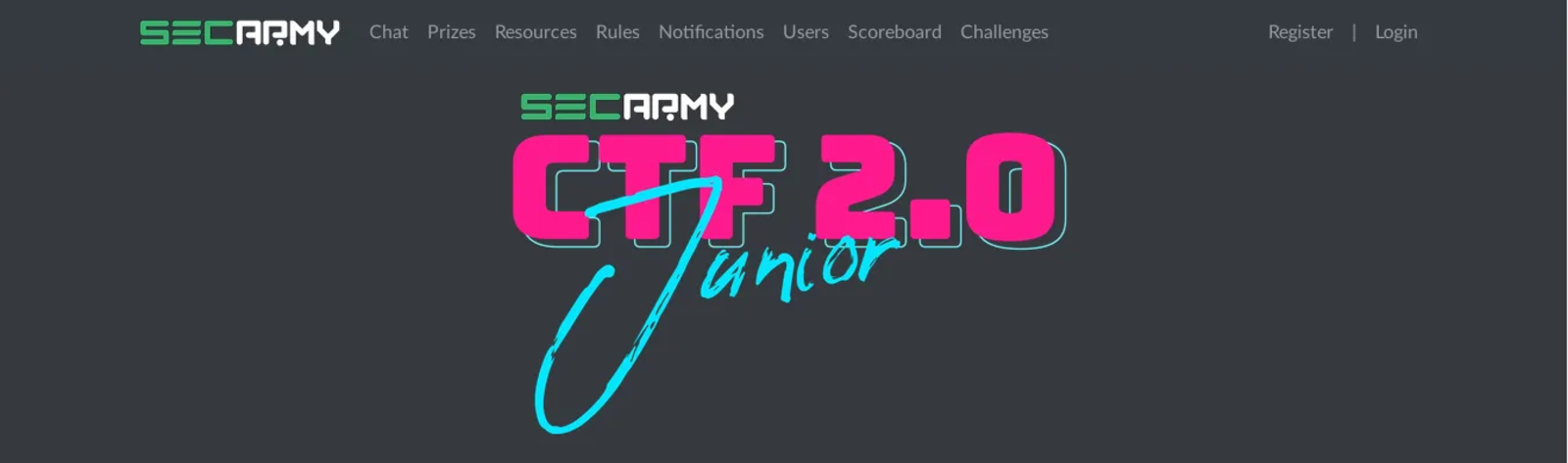 Secarmy CTF 2.0 junior walkthrough - team krypton