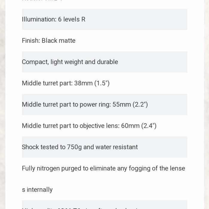 Jual Jual Telescope Vector Tourex 6-24X50 Ffp Terbaru di Seller Cinta ...