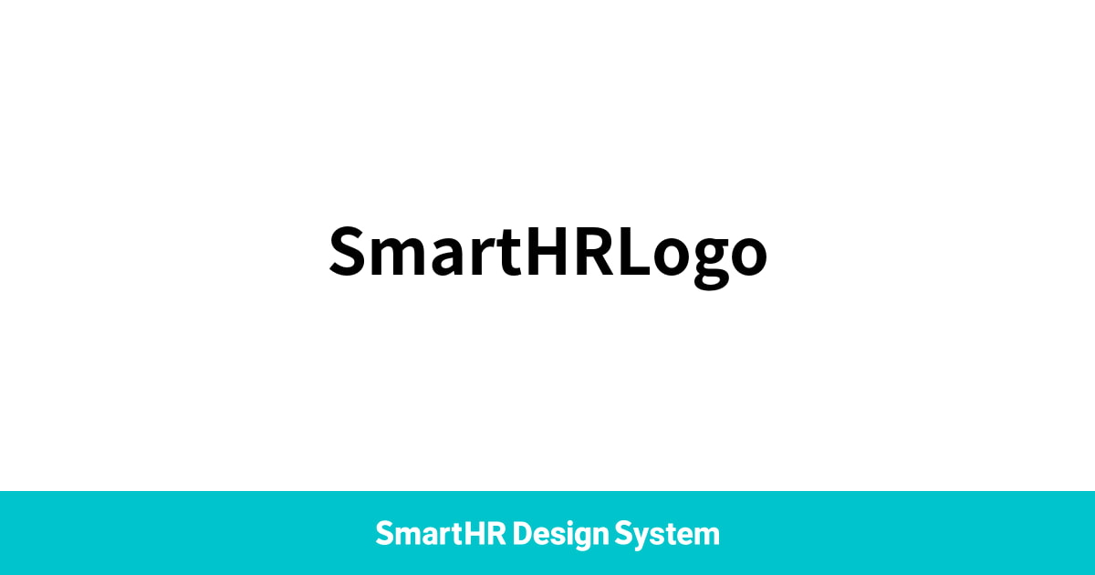 SmartHRLogo | コンポーネント | SmartHR Design System