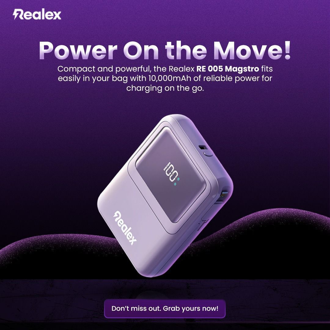 Realex Magstro Wireless 10000mah Power Bank | Free Online Marketplace ...
