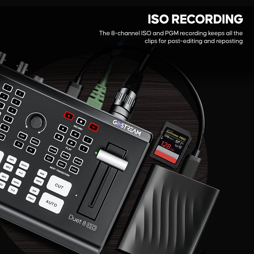Osee Gostream Duet Iso 8-channel Video Switcher | Free Online ...