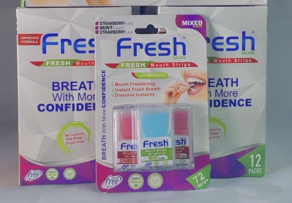 Freshmore Mouth Strips(mixed Flavors)-12 In A Pack | Free Online ...