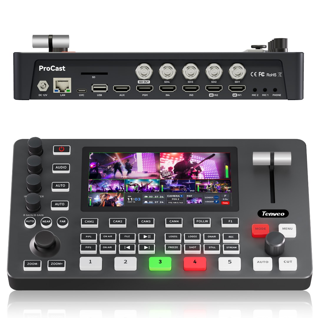 Tenveo 4kin Pc500 5 Channels Video Switcher | Free Online Marketplace ...