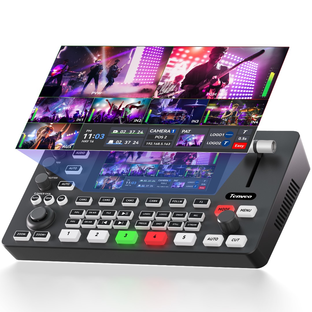 Tenveo 4kin Pc500 5 Channels Video Switcher | Free Online Marketplace ...