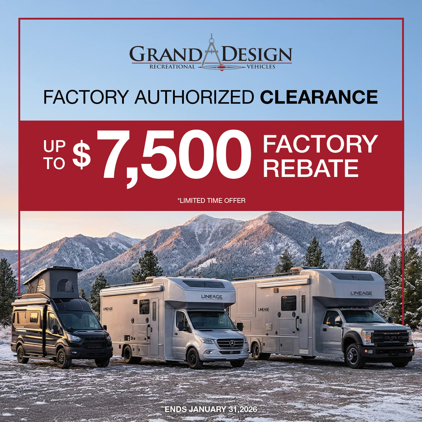 Grand Design Rebate Program | La Mesa RV | RecVan